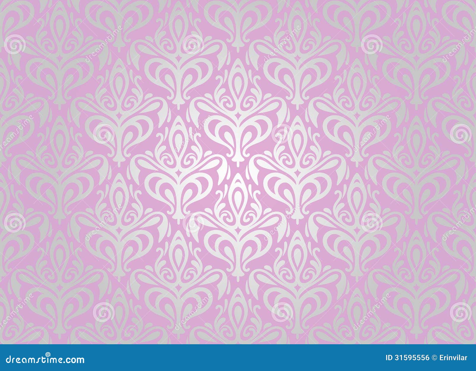 Roze & zilveren behang vector illustratie. Illustration of verbleek ...