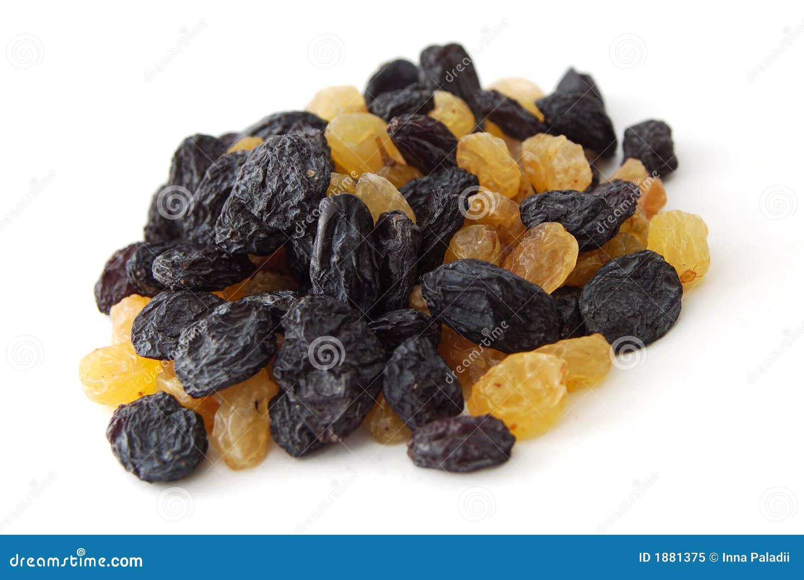 Rozijnen. stock afbeelding. Image of snack, velen, geel - 1881375