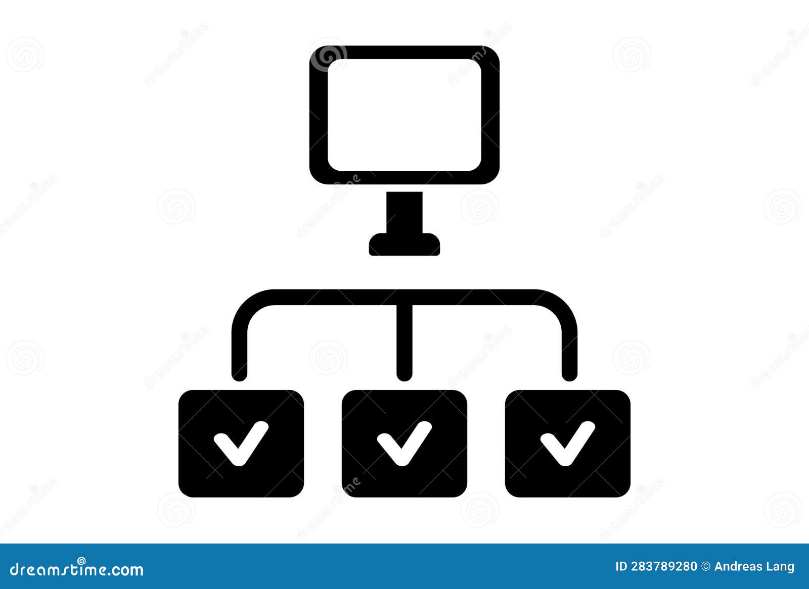 RPA Flat App Icon Minimalist Web Symbol Black Sign Stock Illustration ...