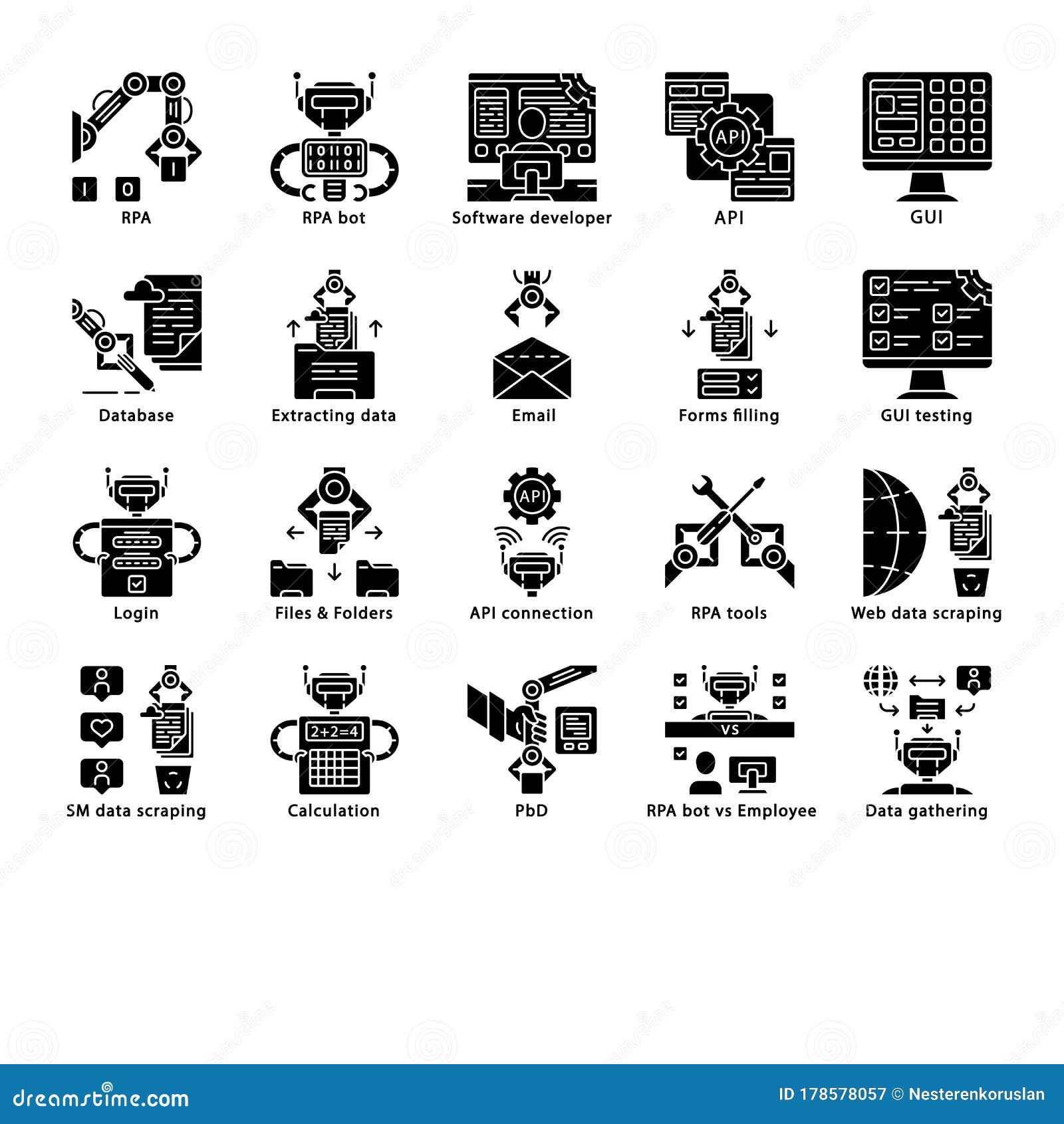 Automation Drawing Process Robotic Stock Illustrations – 308 Automation ...