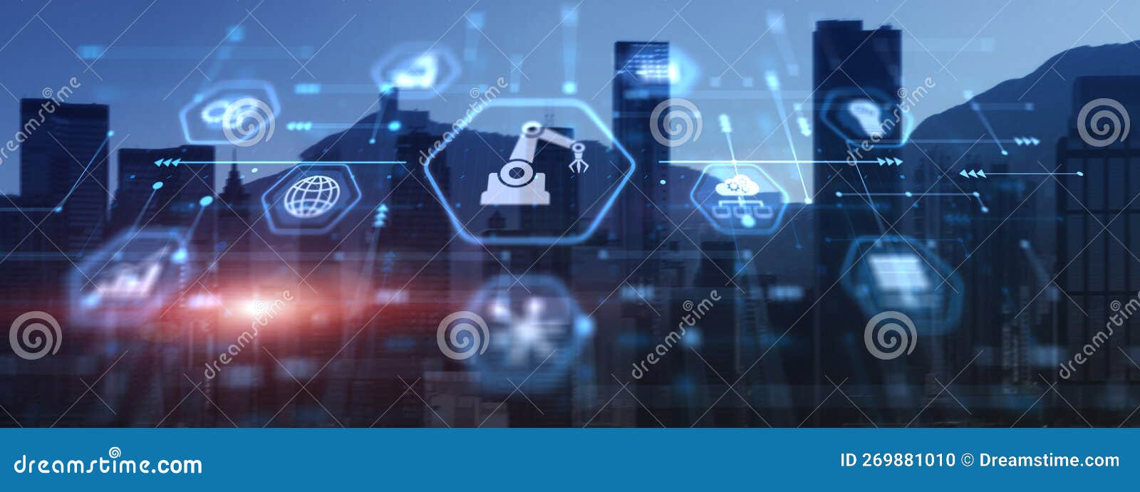 RPA Icon Robotic Process Automation System. Artificial Intelligence ...