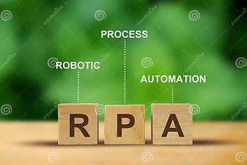 RPA, Robotic Process Automation, Concept Computer, Robotic Process Automatisation, Vector ...