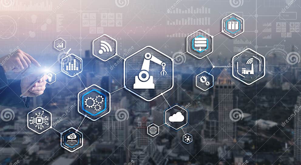 RPA Robotic Process Automation System Artificial Intelligence Stock ...