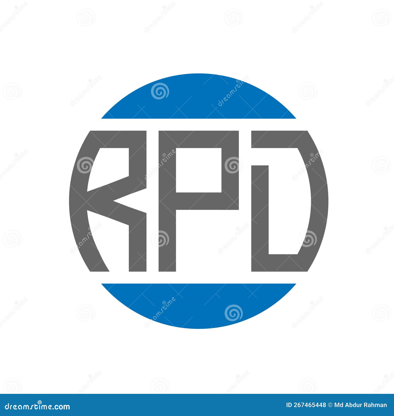 RPD Letter Logo Design on White Background. RPD Creative Initials ...
