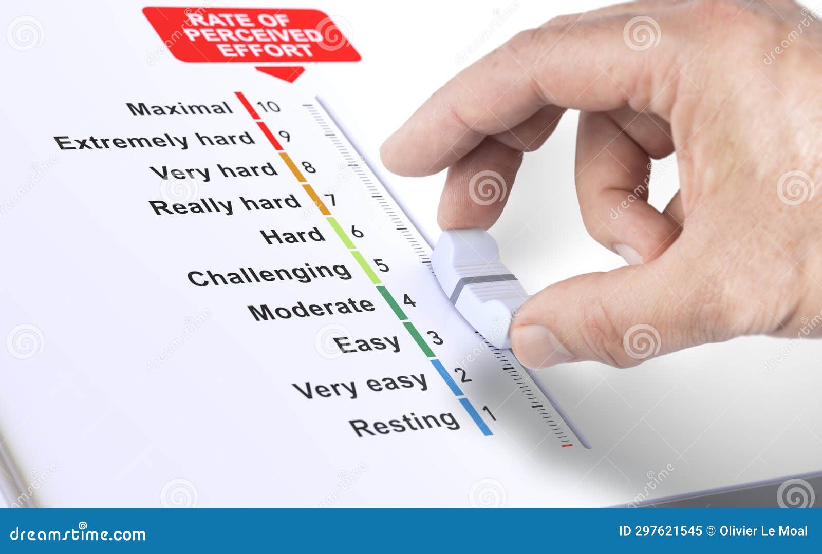 RPE, Rate of Perceived Effort Stock Illustration - Illustration of ...