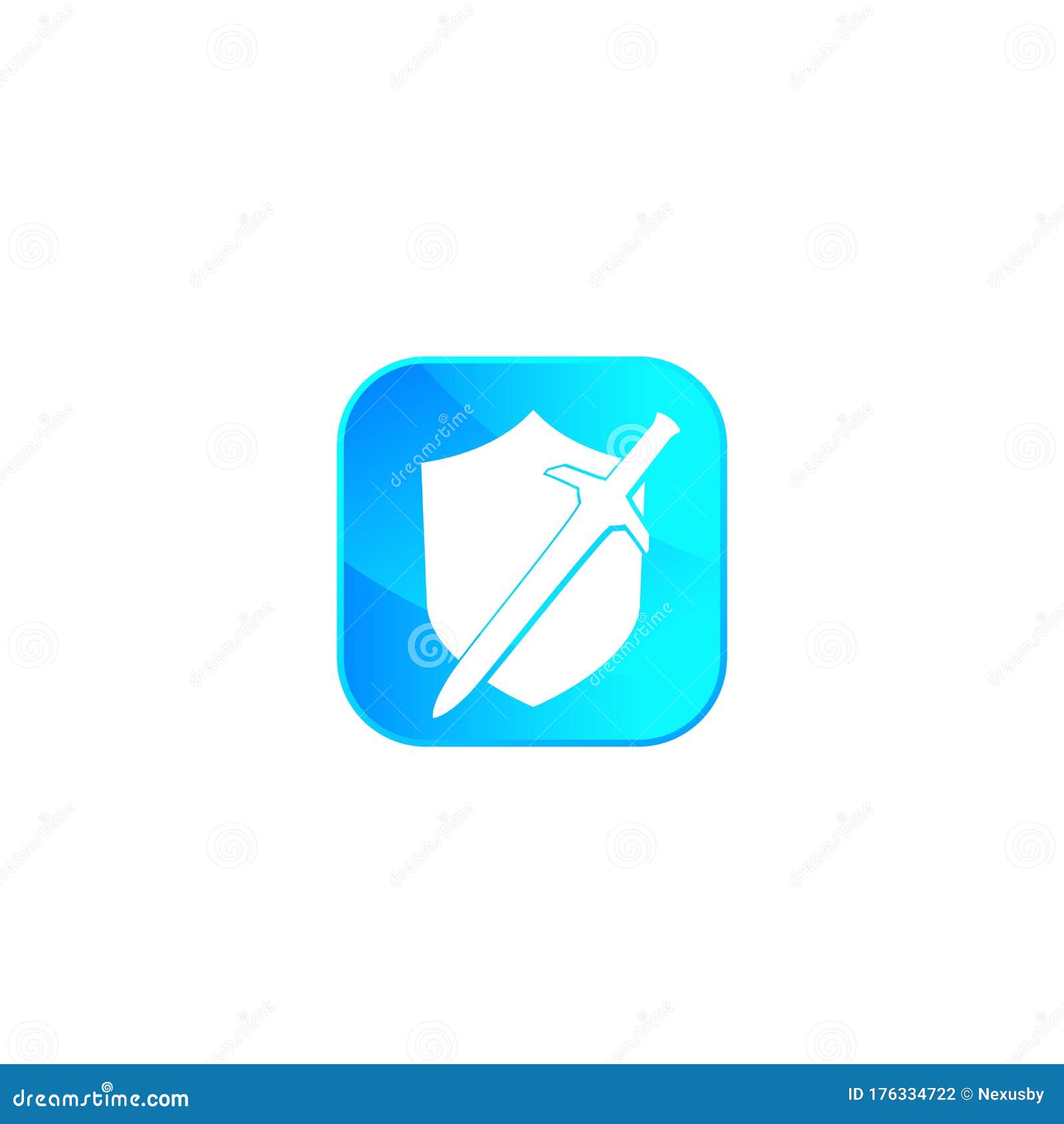 Rpg game icon, vector logo stock vector. Illustration of icon - 176334722