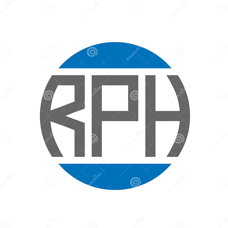 RPH Letter Logo Design on White Background. RPH Creative Initials ...