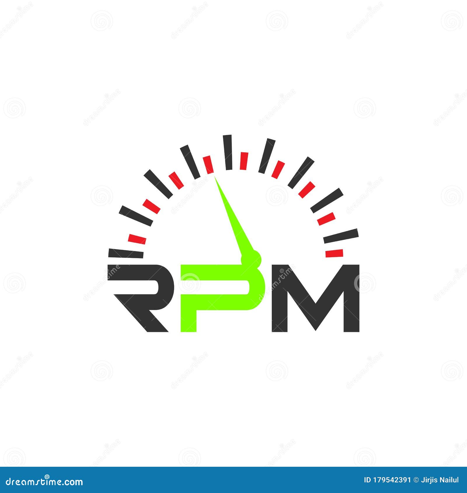 RPM Logo Icon Monogram Design. Vector Graphic Design Template Element ...