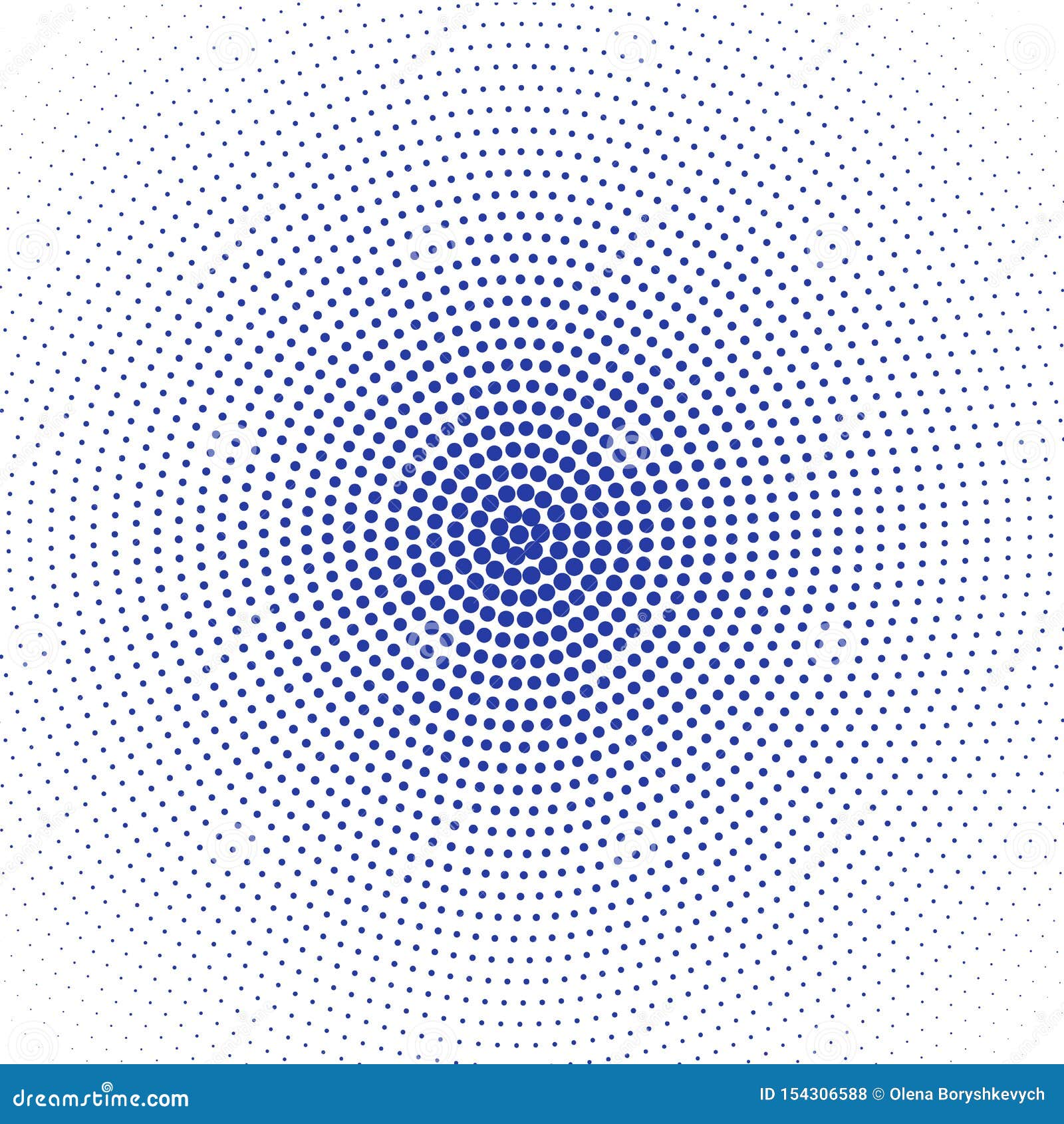 Blue Dots on White Background Stock Vector - Illustration of circle ...