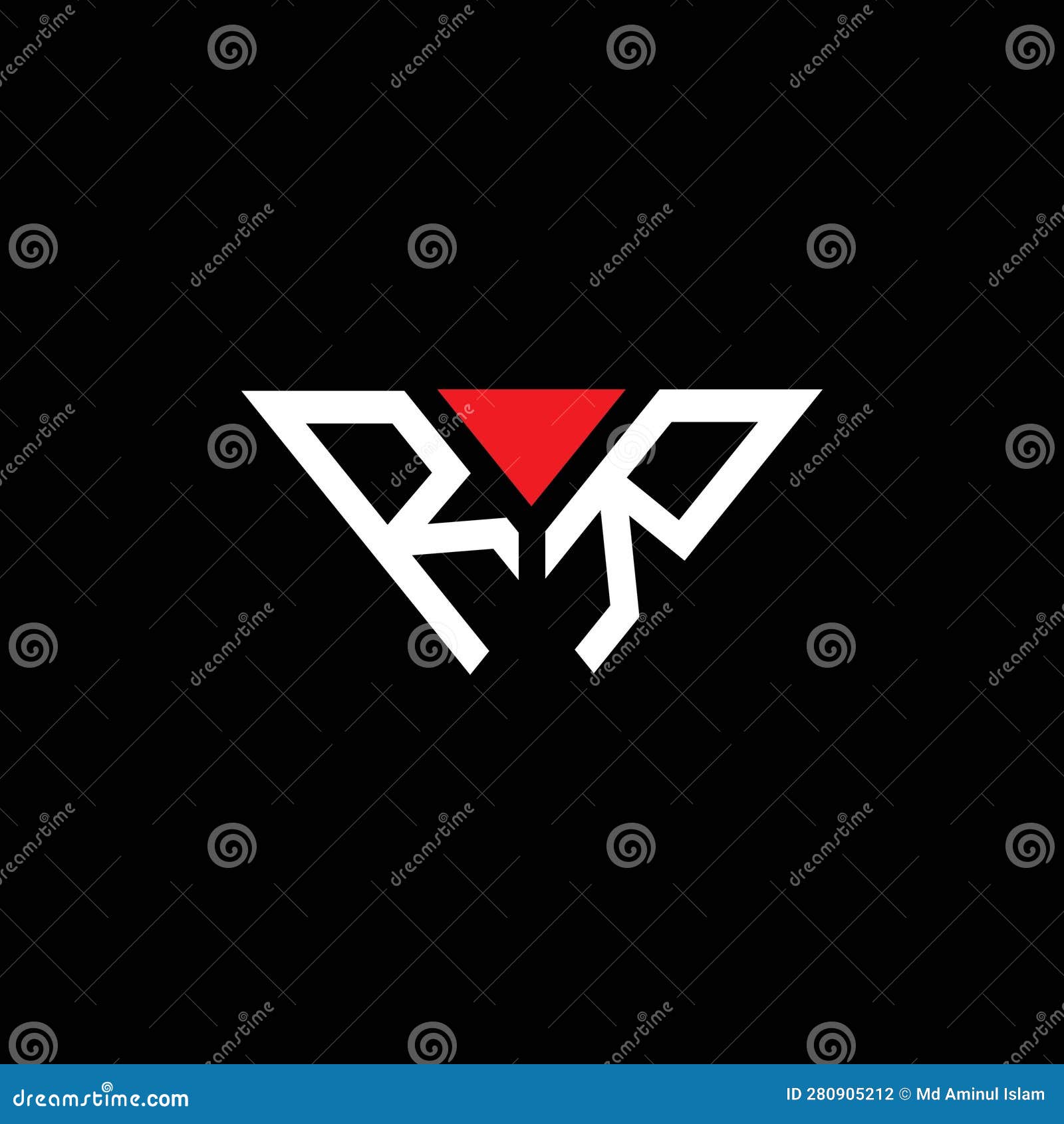 RR Letter Logo Creative Design with Vector Graphic, RR Simple and ...