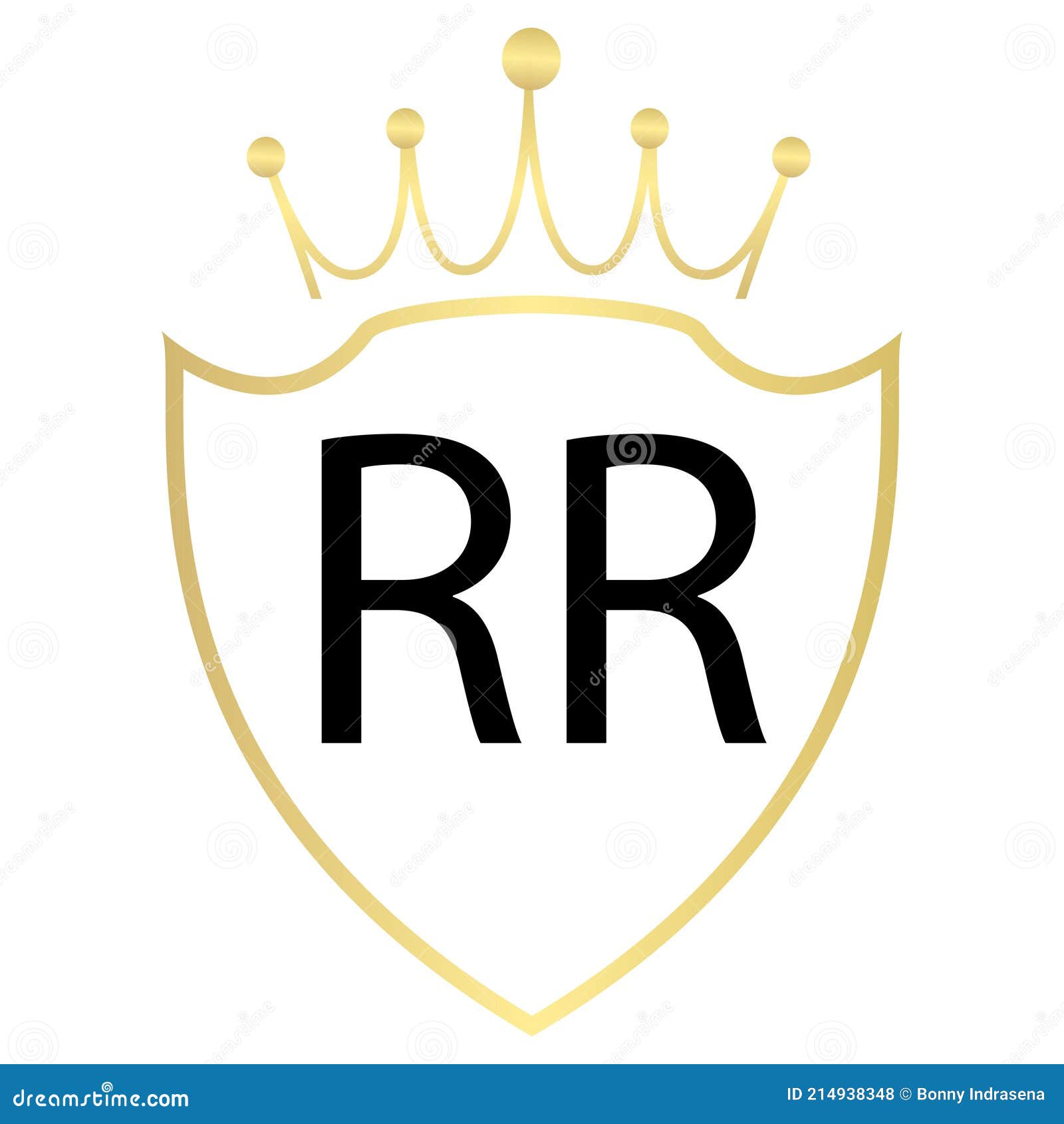 RR Letter Logo Design with Simple Style Stock Vector - Illustration of ...
