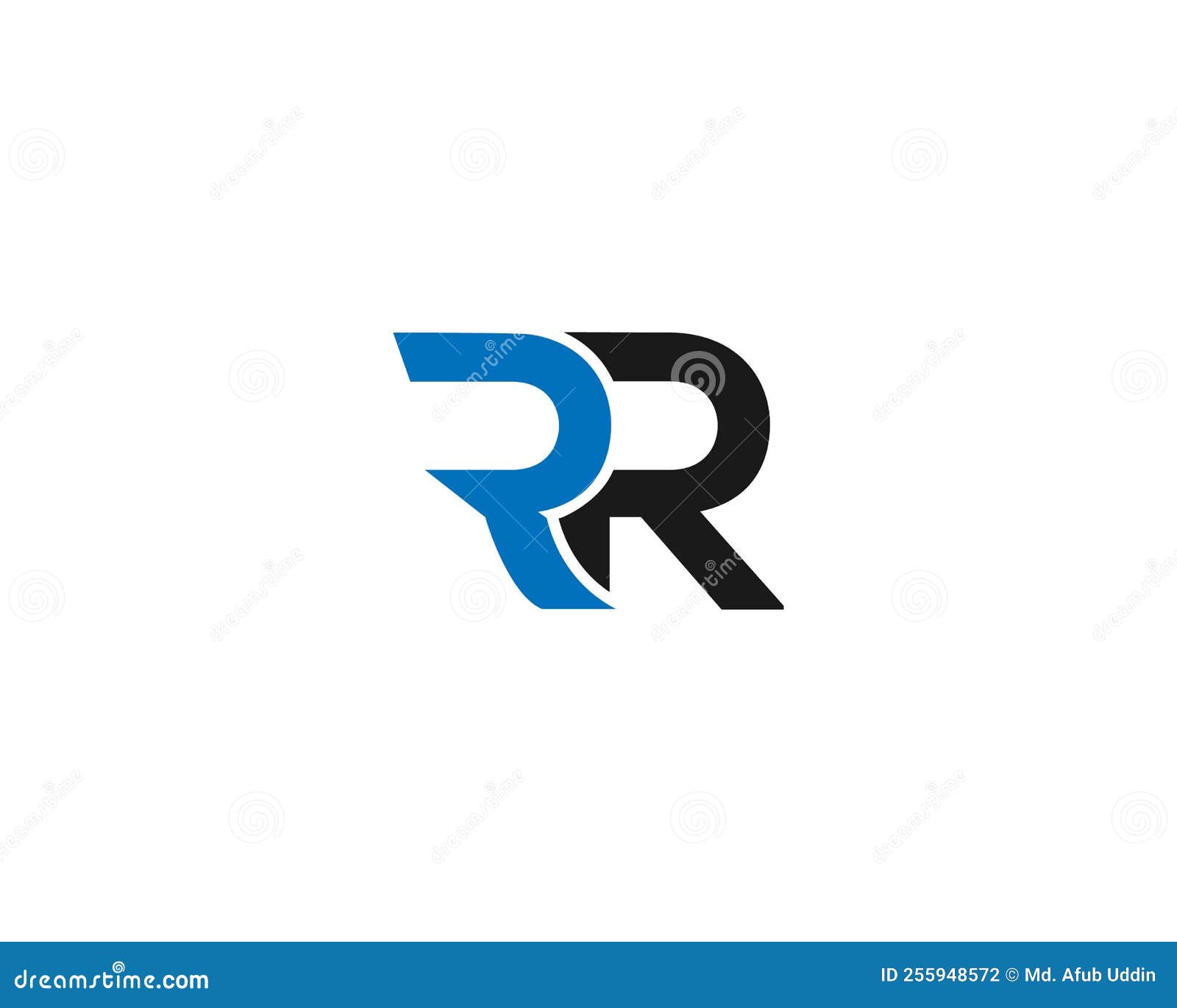 RR Letter Logo Unique Attractive Creative Desogn Stock Vector ...