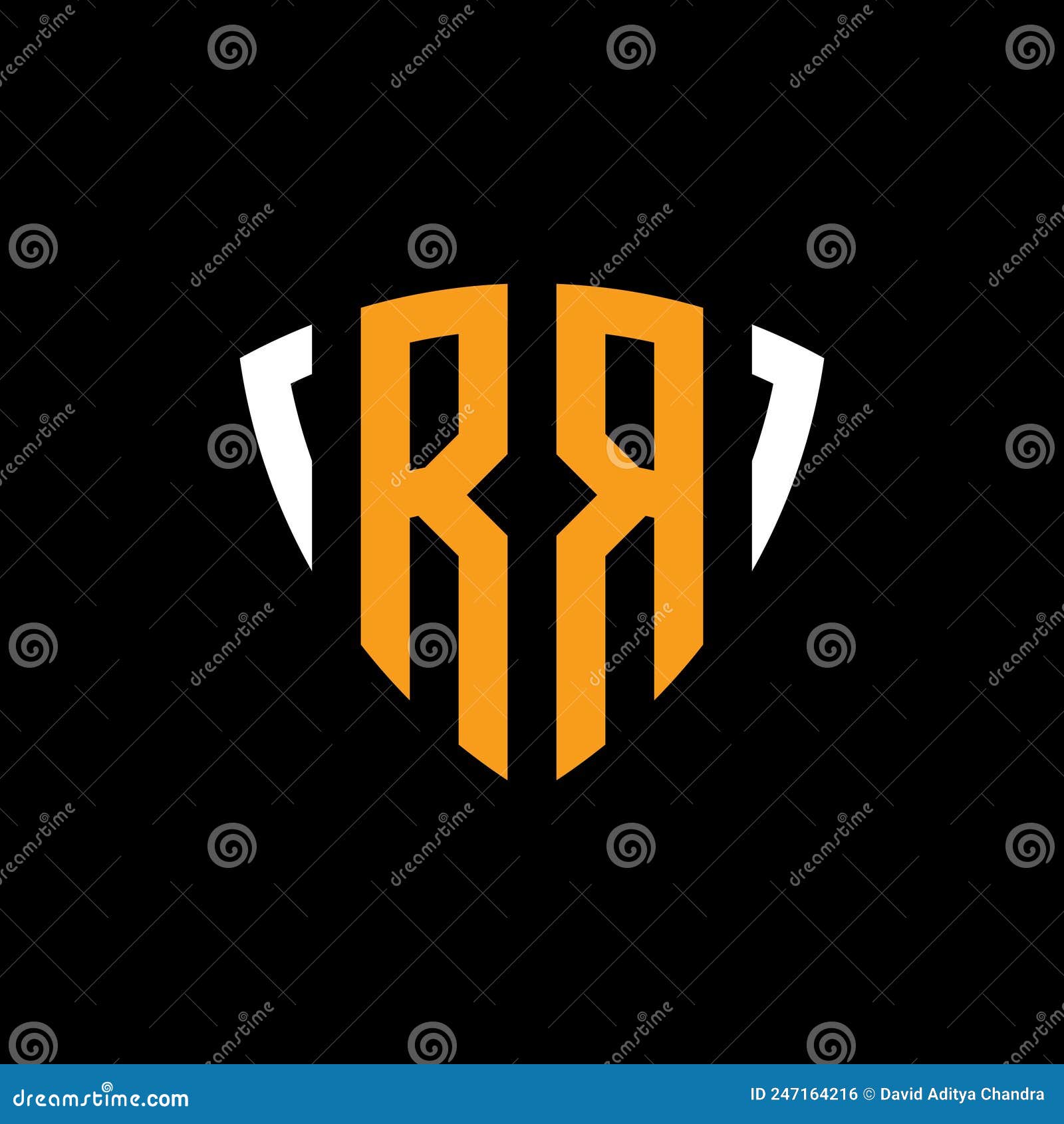 RR Logo Monogram Design Template Stock Vector - Illustration of element ...