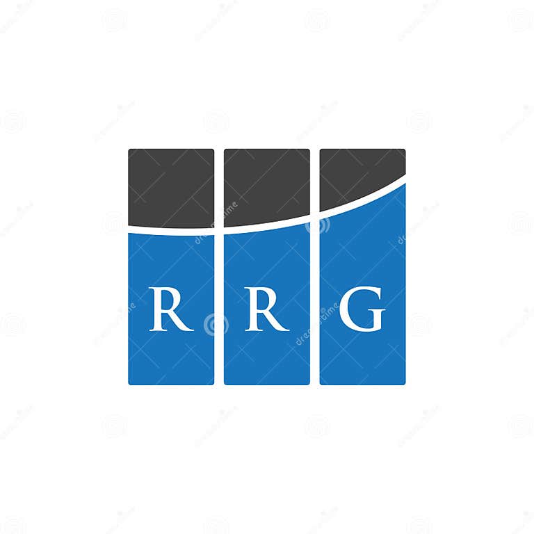 RRG Letter Logo Design on WHITE Background. RRG Creative Initials ...