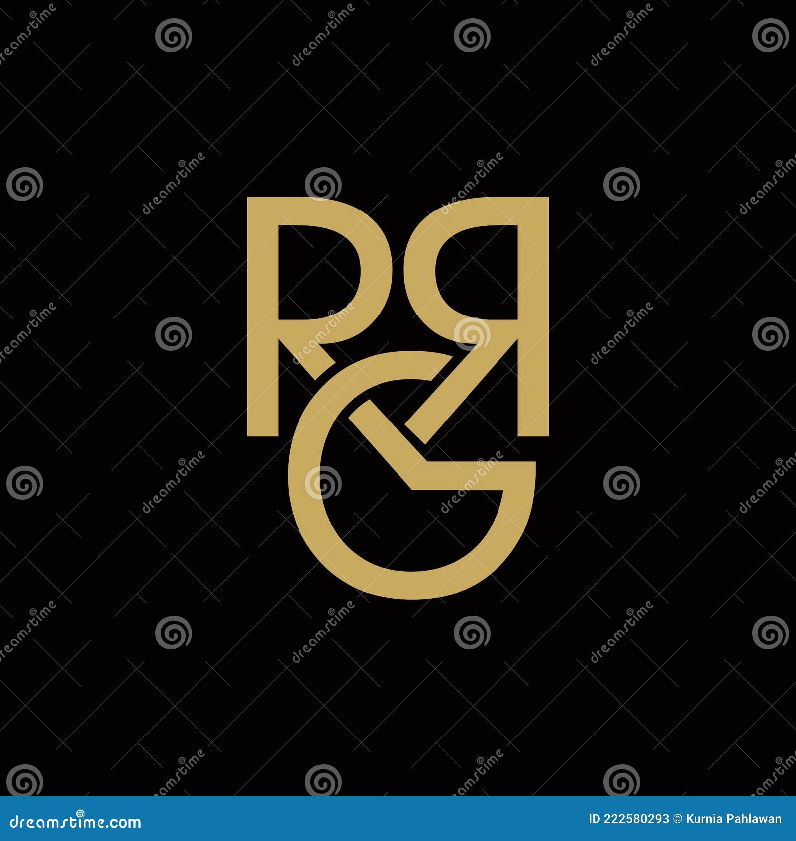 Rrg Logo , Alphabet Logo Vector Stock Illustration - Illustration of ...