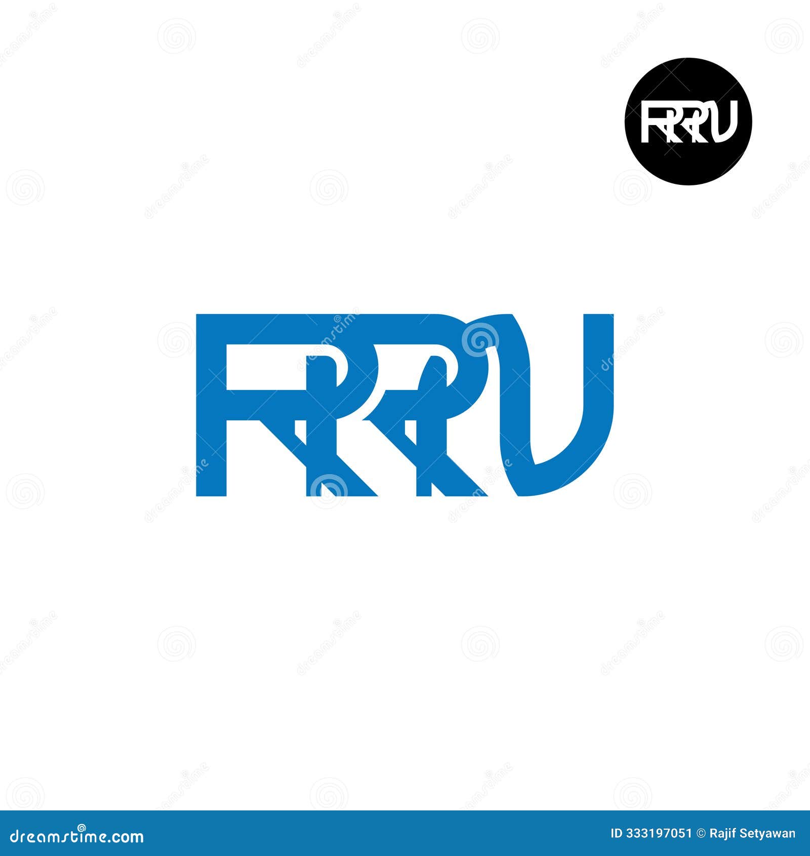 RRN Logo Letter Monogram Design Stock Vector - Illustration of ...