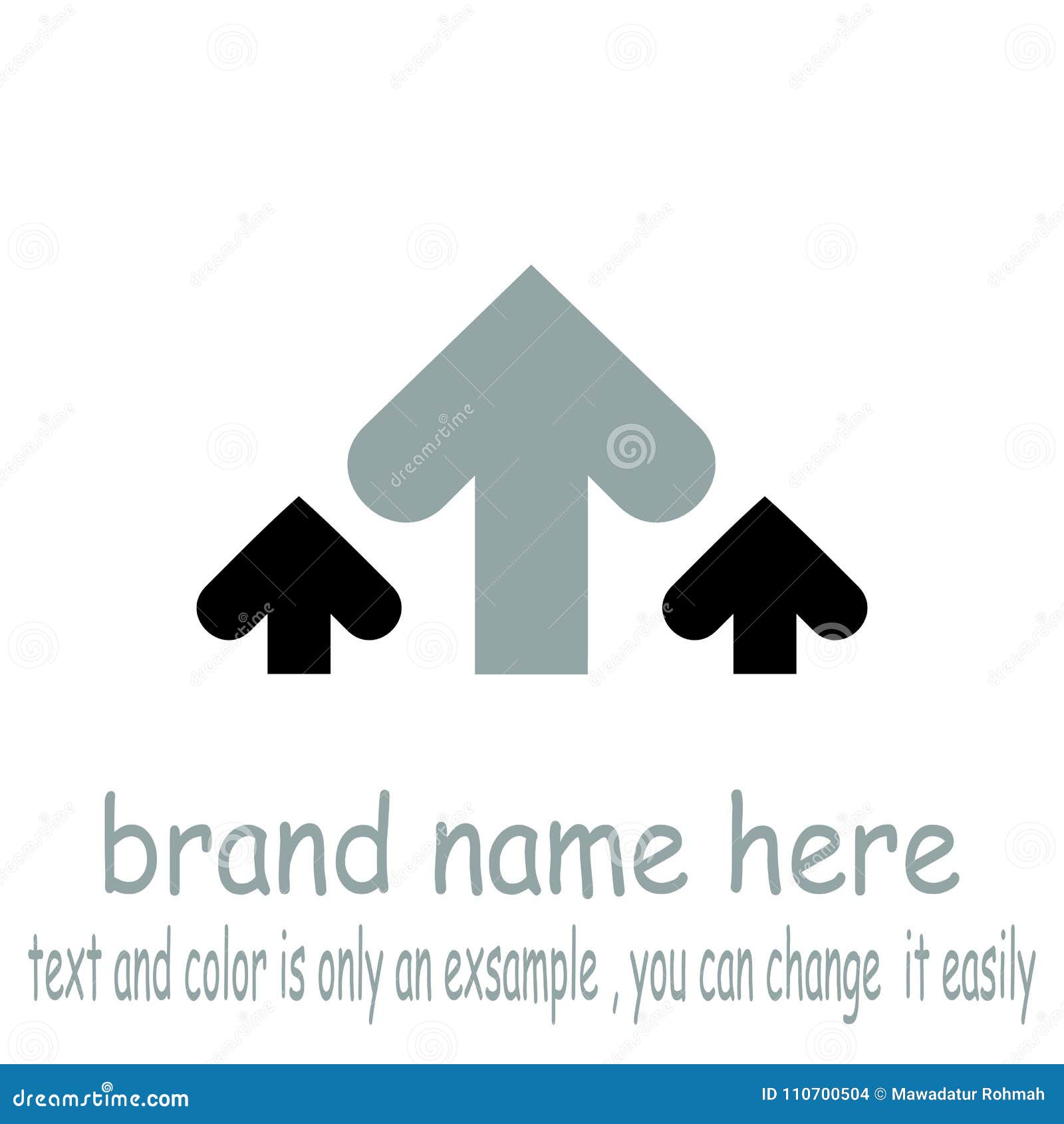 Rrow logo vector stock vector. Illustration of element - 110700504