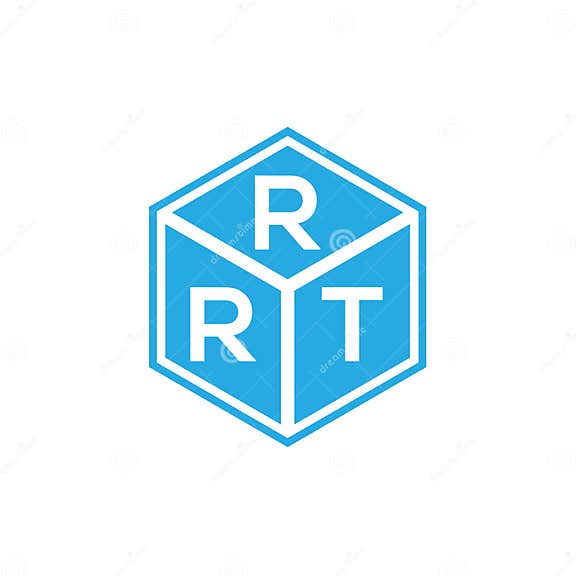 RRT Letter Logo Design on Black Background. RRT Creative Initials ...