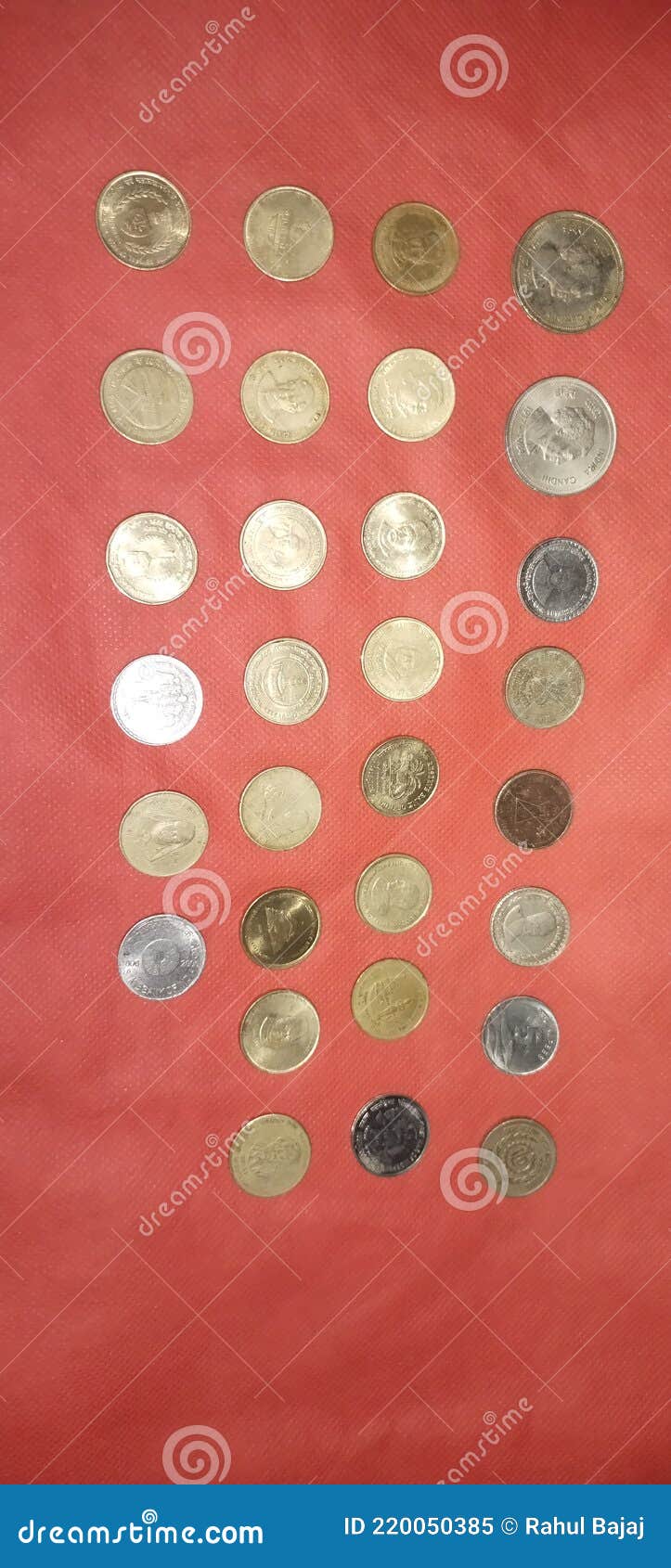 5 rs 30 coin my collection stock illustration. Illustration of purple ...