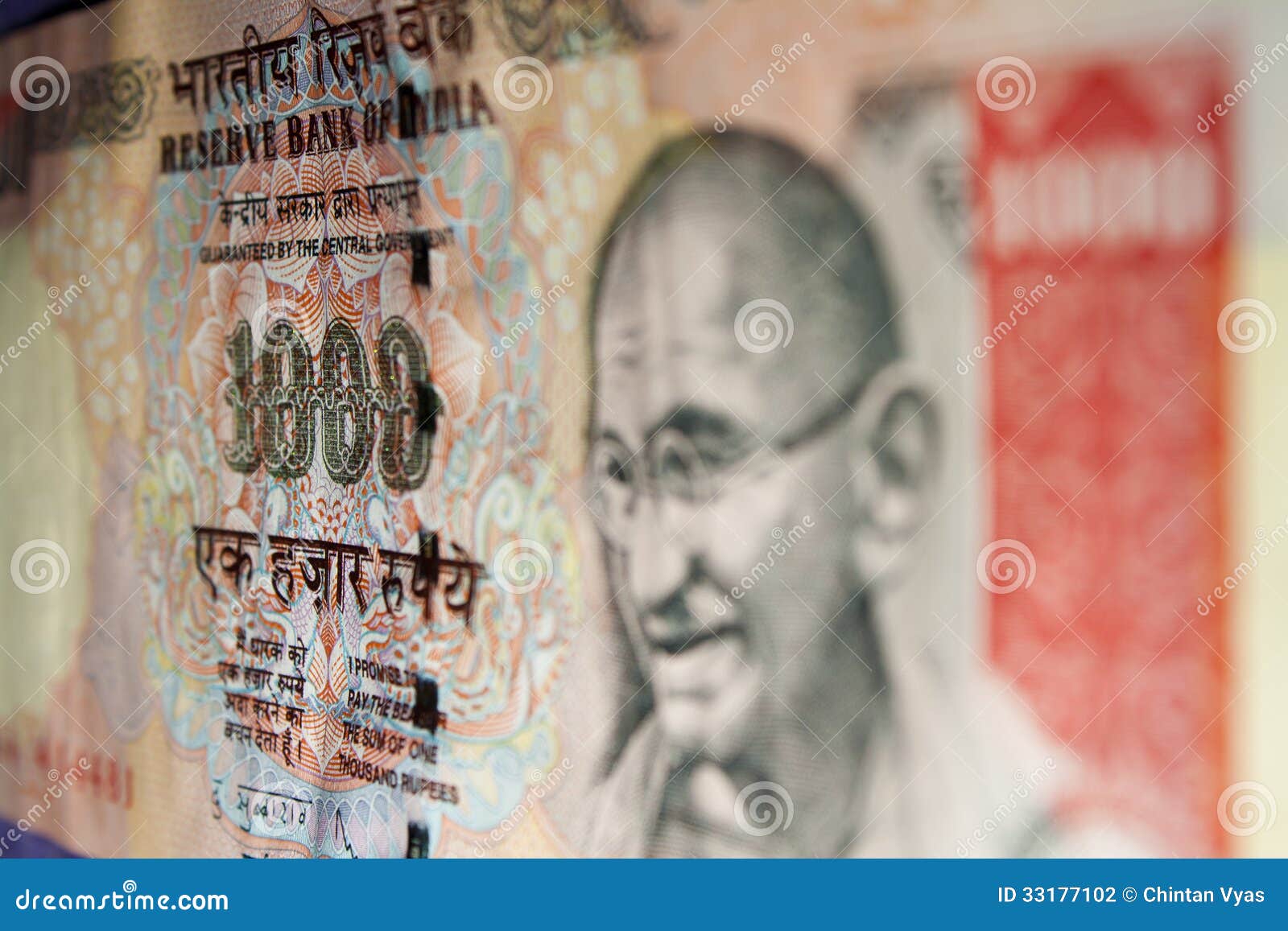 Rs. 1000 Indian Currency Note - Close-up Stock Photo - Image of bills ...
