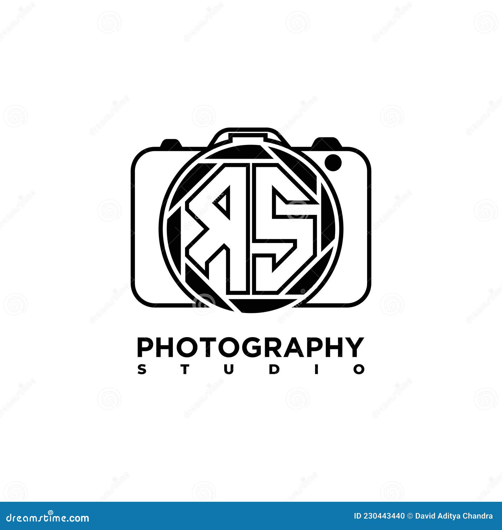 RS Letter Photograph Camera Style Stock Vector - Illustration of logos ...
