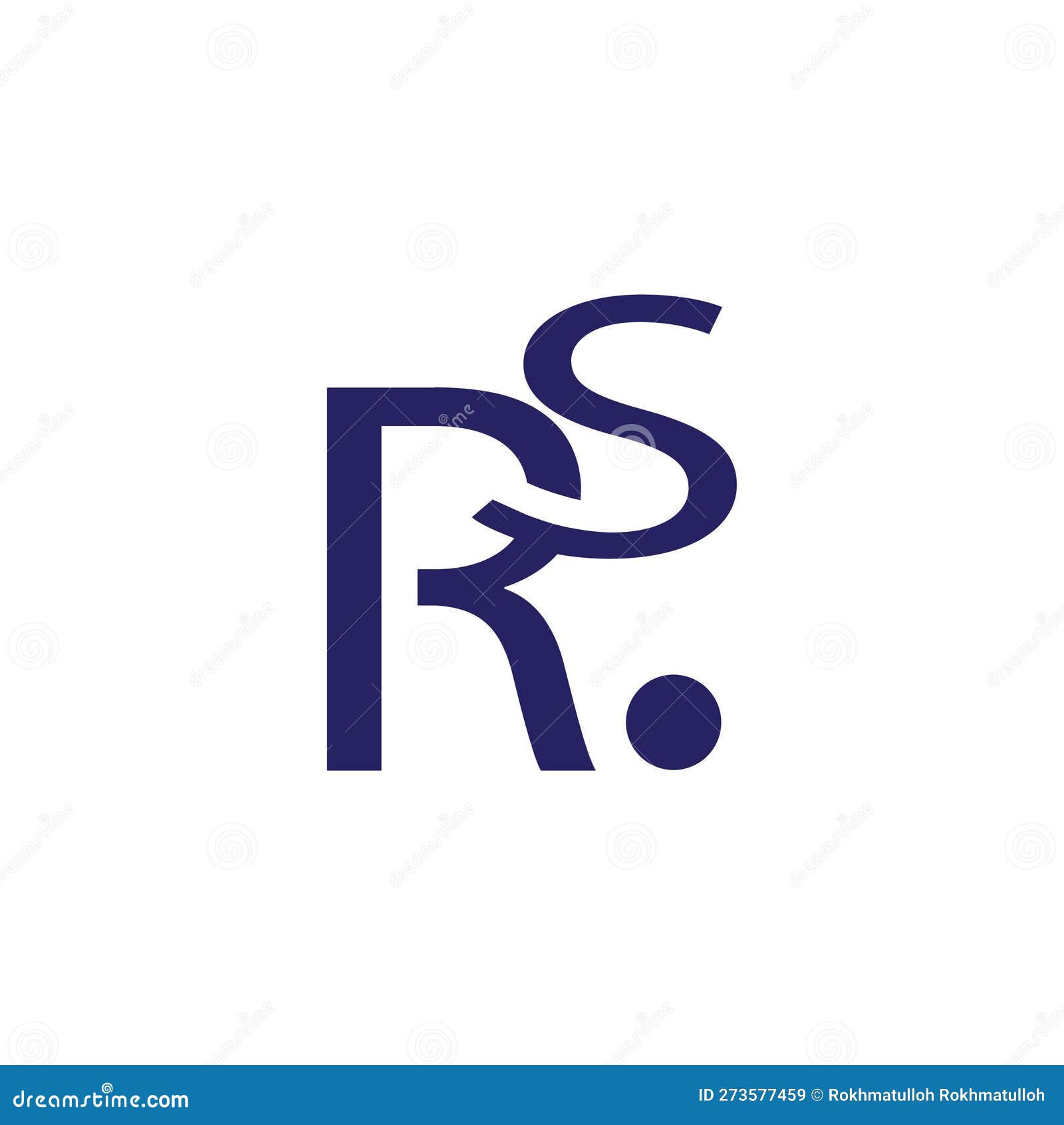 RS Logo Template Initial Abstract Vector Company Design Stock Vector ...