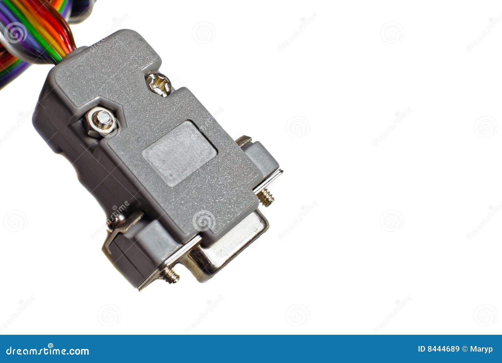 RS232 connector stock image. Image of macro, component - 8444689