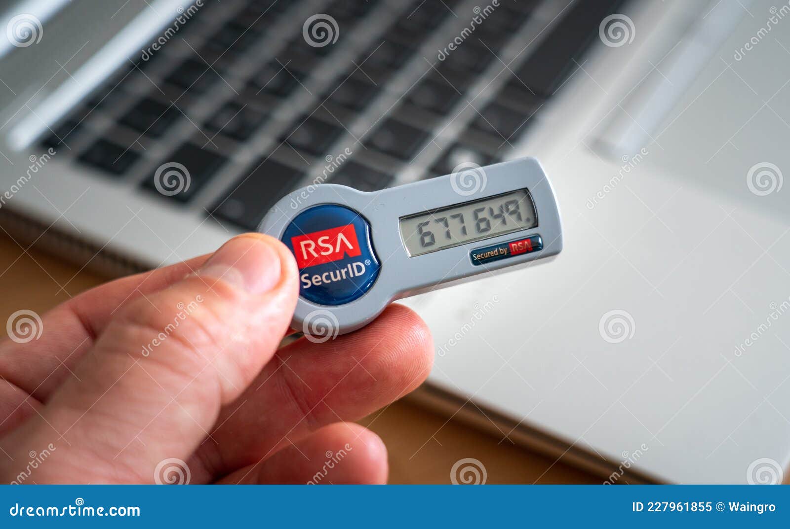 RSA SecurID Token Internet Security Editorial Image - Image of network ...
