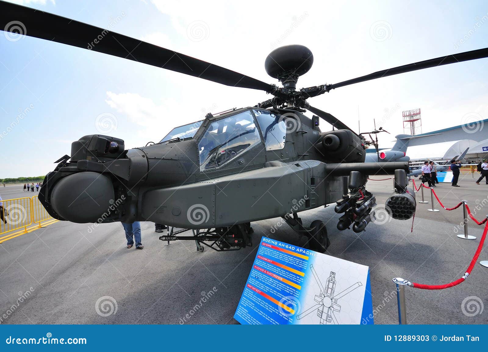 A RAF Apache Attack Helicopter In Flight Editorial Image ...