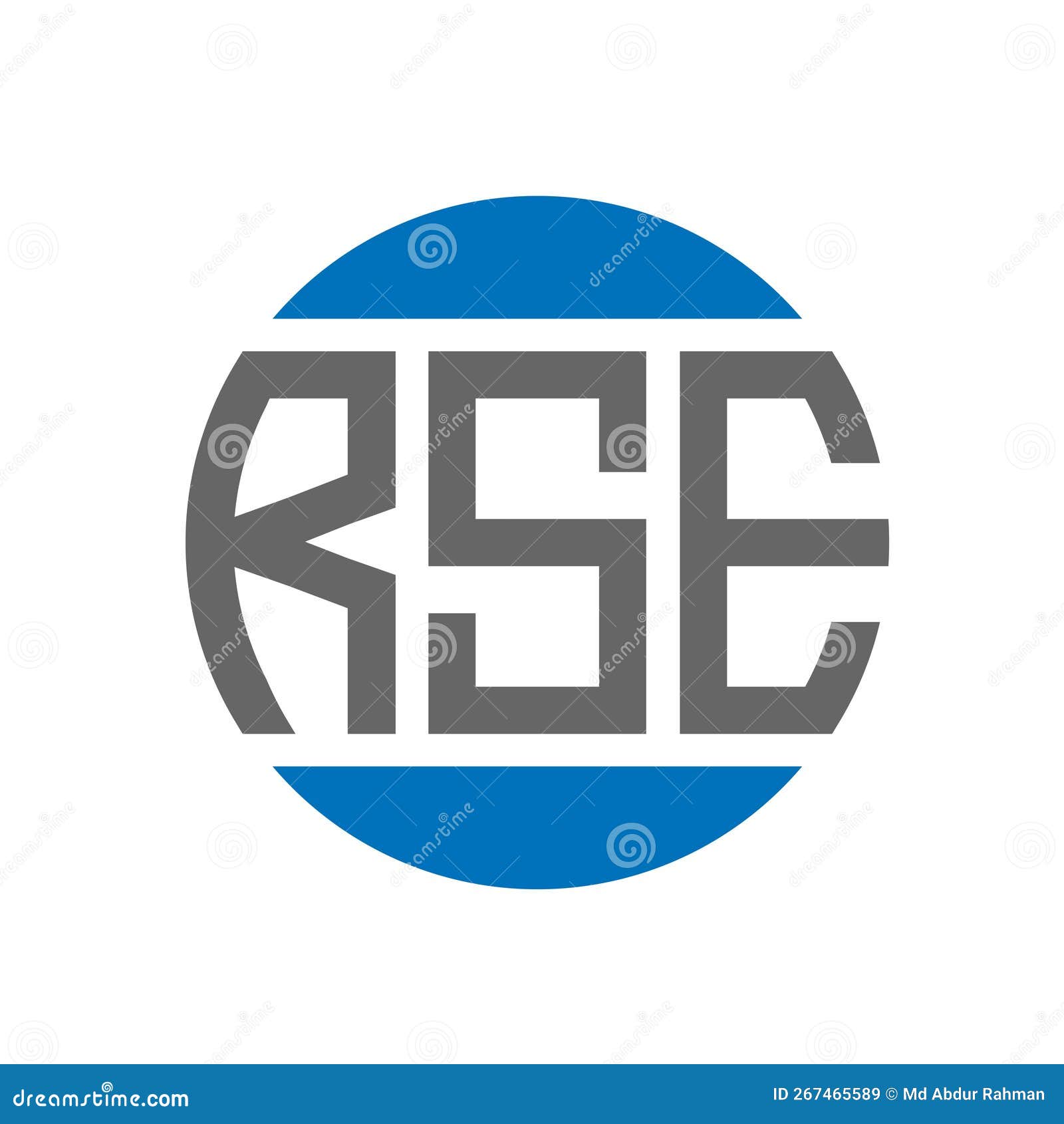 RSE Letter Logo Design On White Background. RSE Creative Initials ...