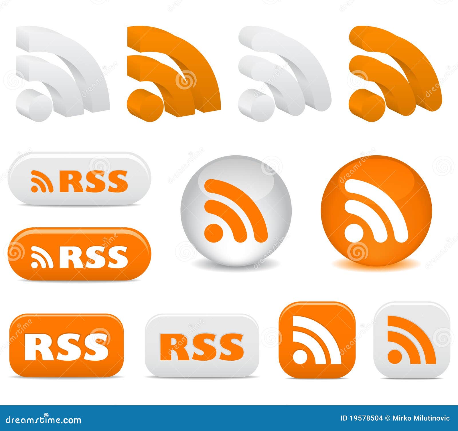 RSS stock vector. Illustration of headline, internet - 19578504