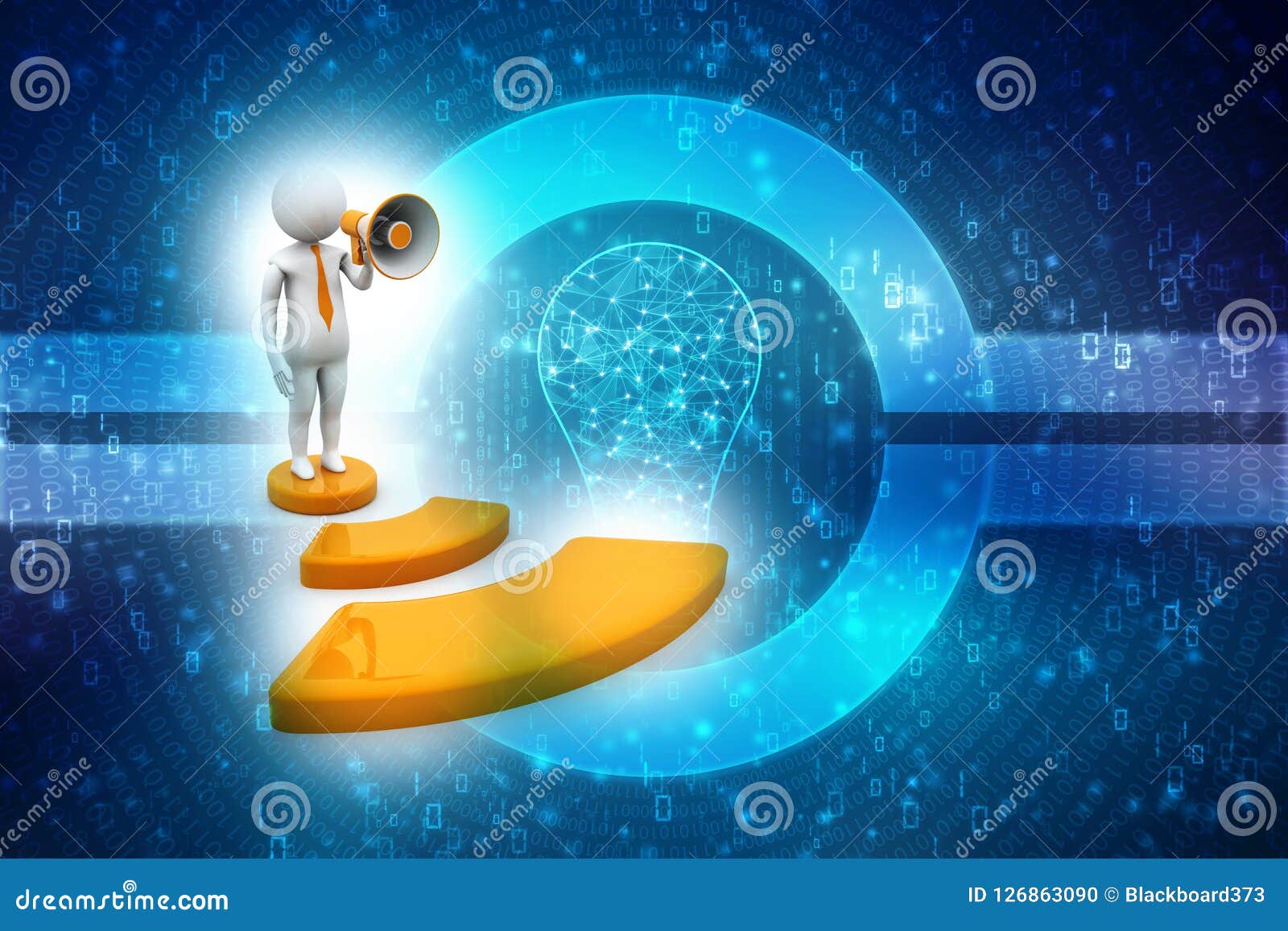 RSS Concept.Isolated on Digital Background. 3d Render Stock ...