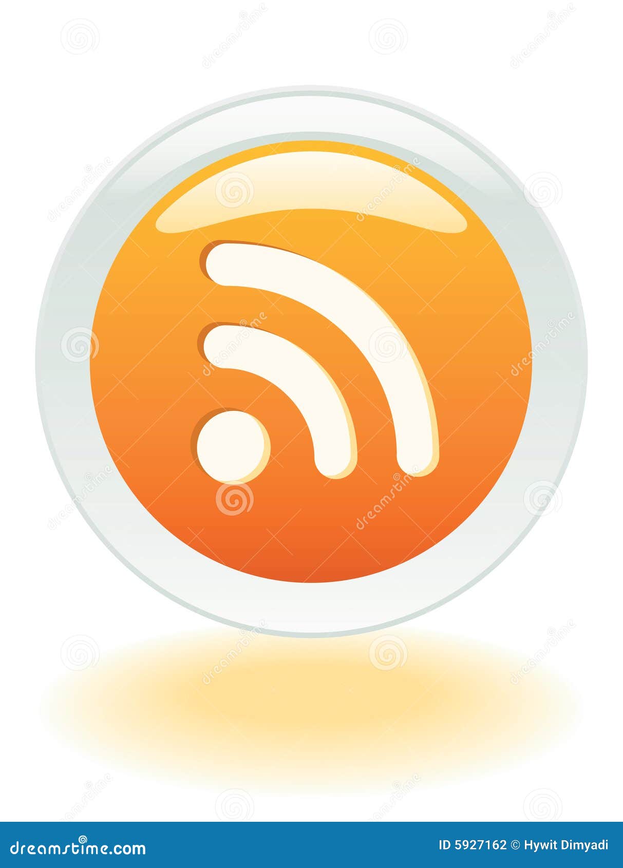 RSS Feeds Badge editorial photography. Illustration of button - 5927162