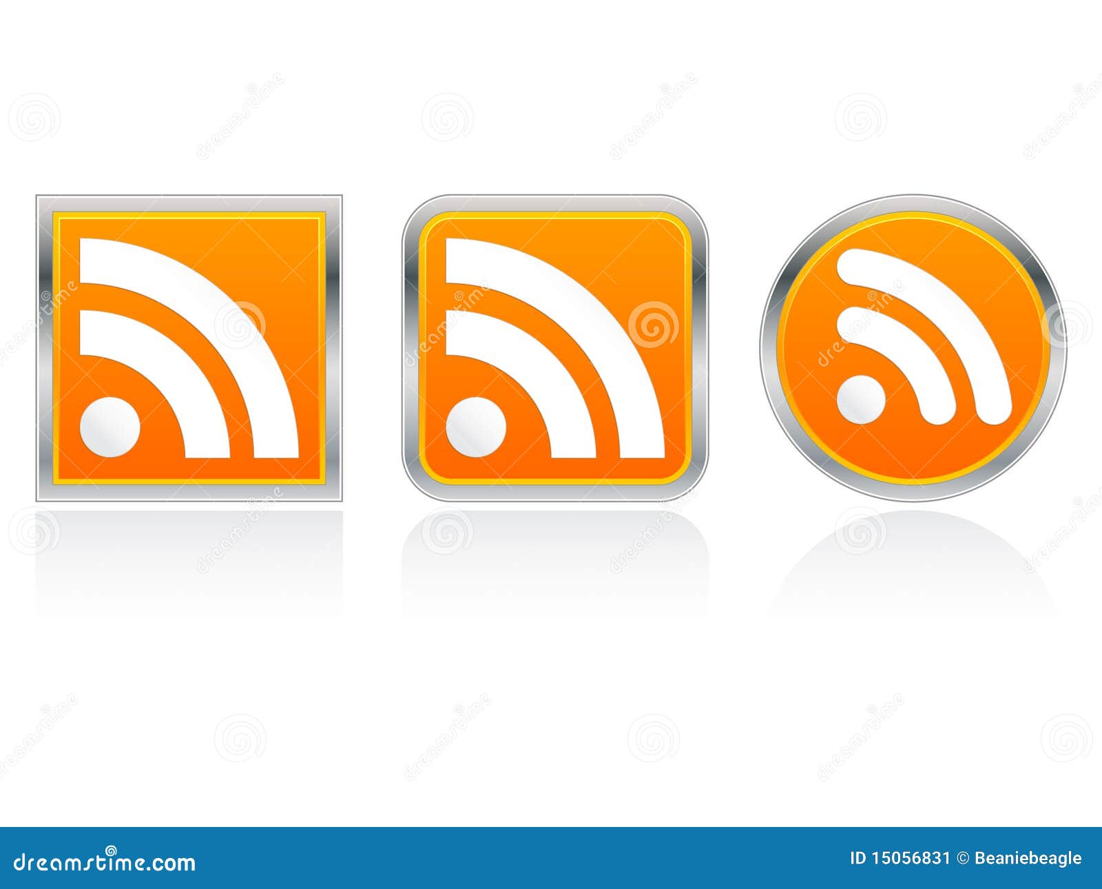 RSS Icon stock vector. Illustration of drawings, shiny - 15056831