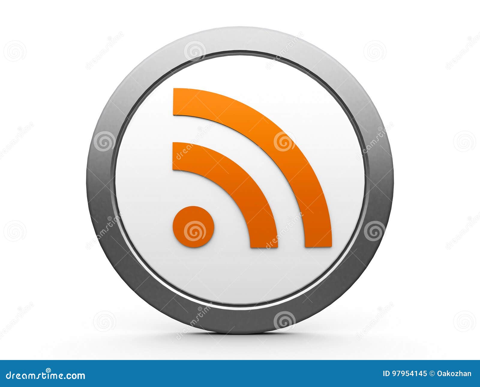 RSS icon stock illustration. Illustration of badge, logo - 97954145