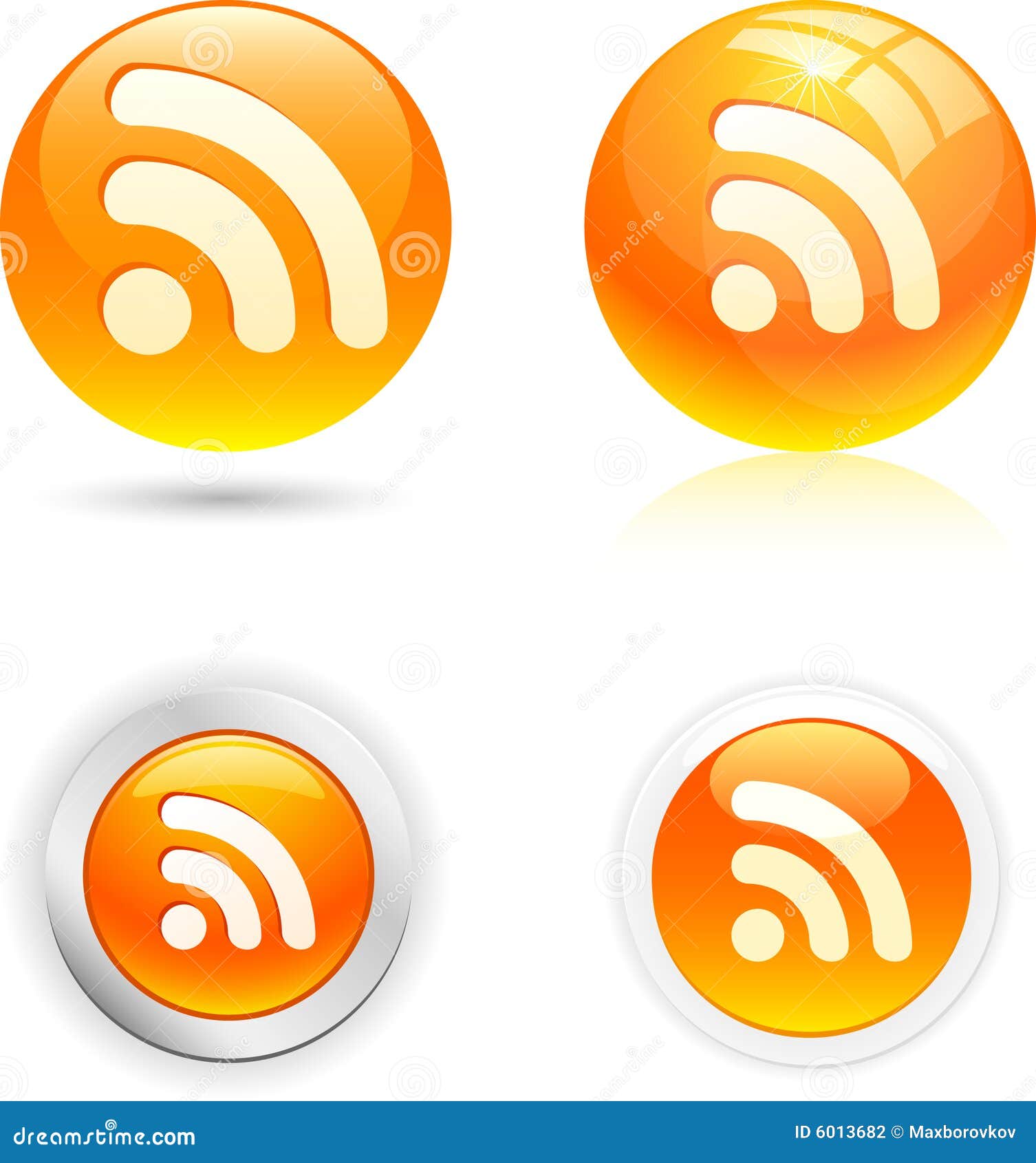 Rss icons. editorial photography. Illustration of painting - 6013682