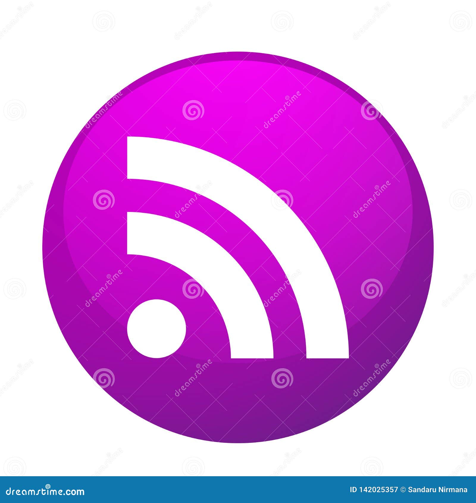 RSS Logo Icon Social Media Icon Vector Element for Web Internet on ...
