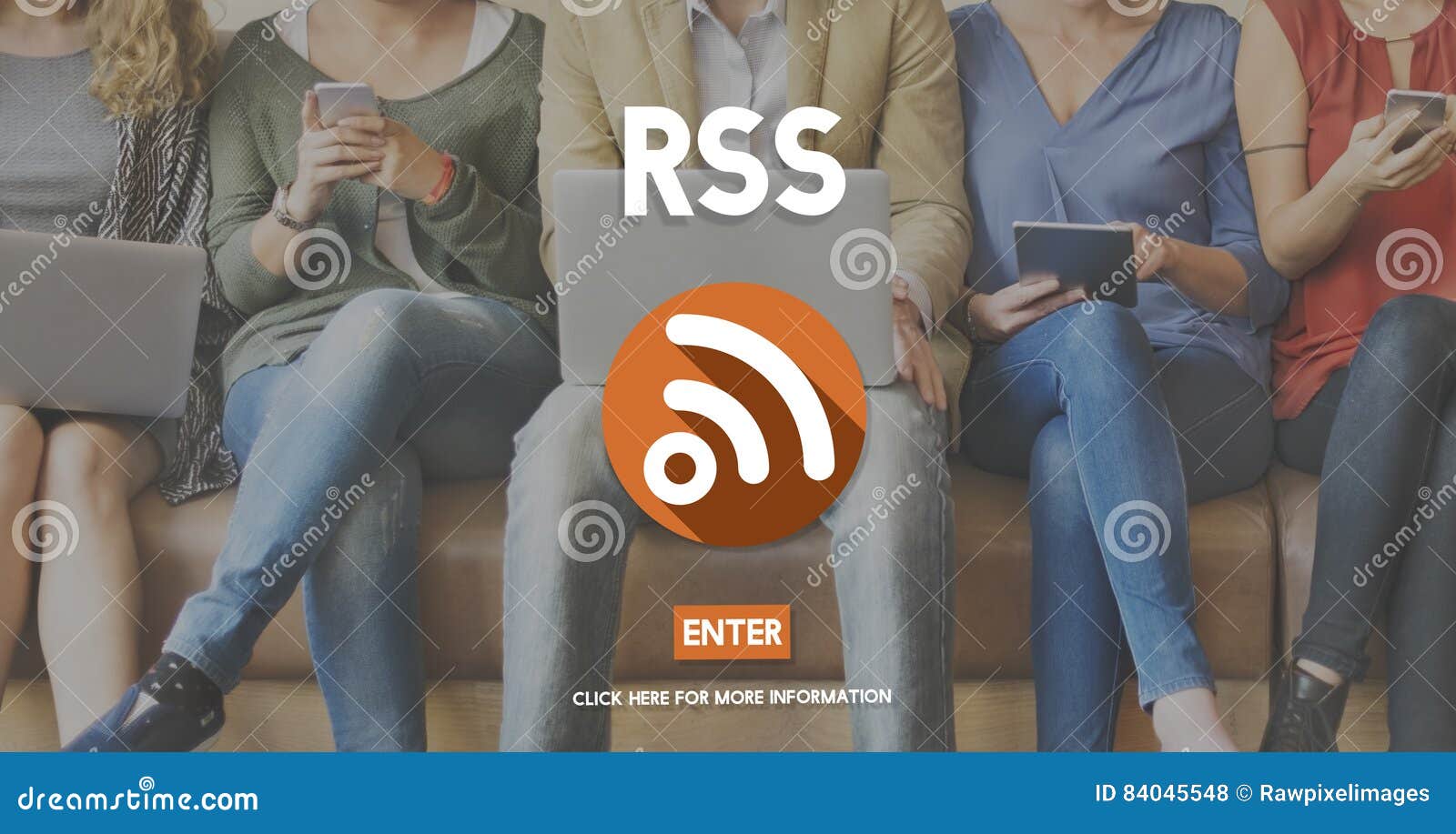RSS Online Networking Signal Symbol Concept Stock Photo - Image of icon ...
