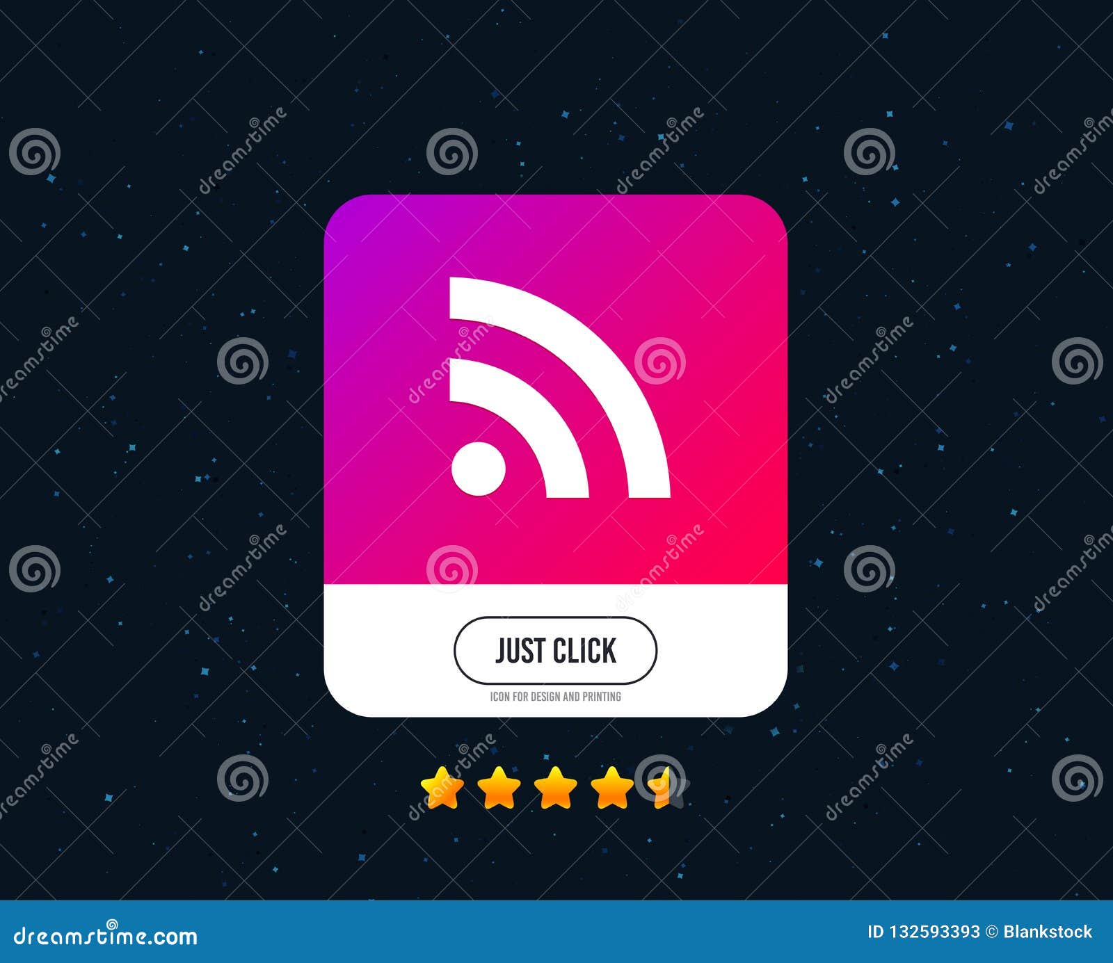 RSS Sign Icon. RSS Feed Symbol. Vector Stock Vector - Illustration of ...