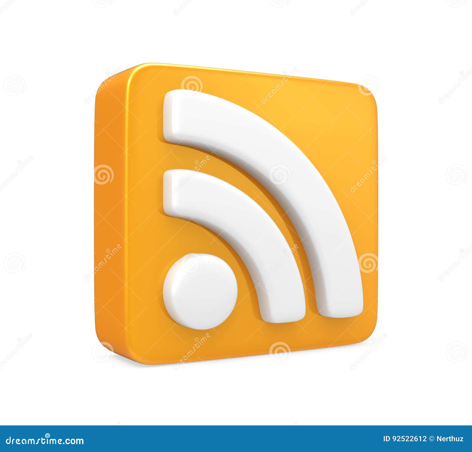 RSS Symbol Isolated stock illustration. Illustration of digital - 92522612