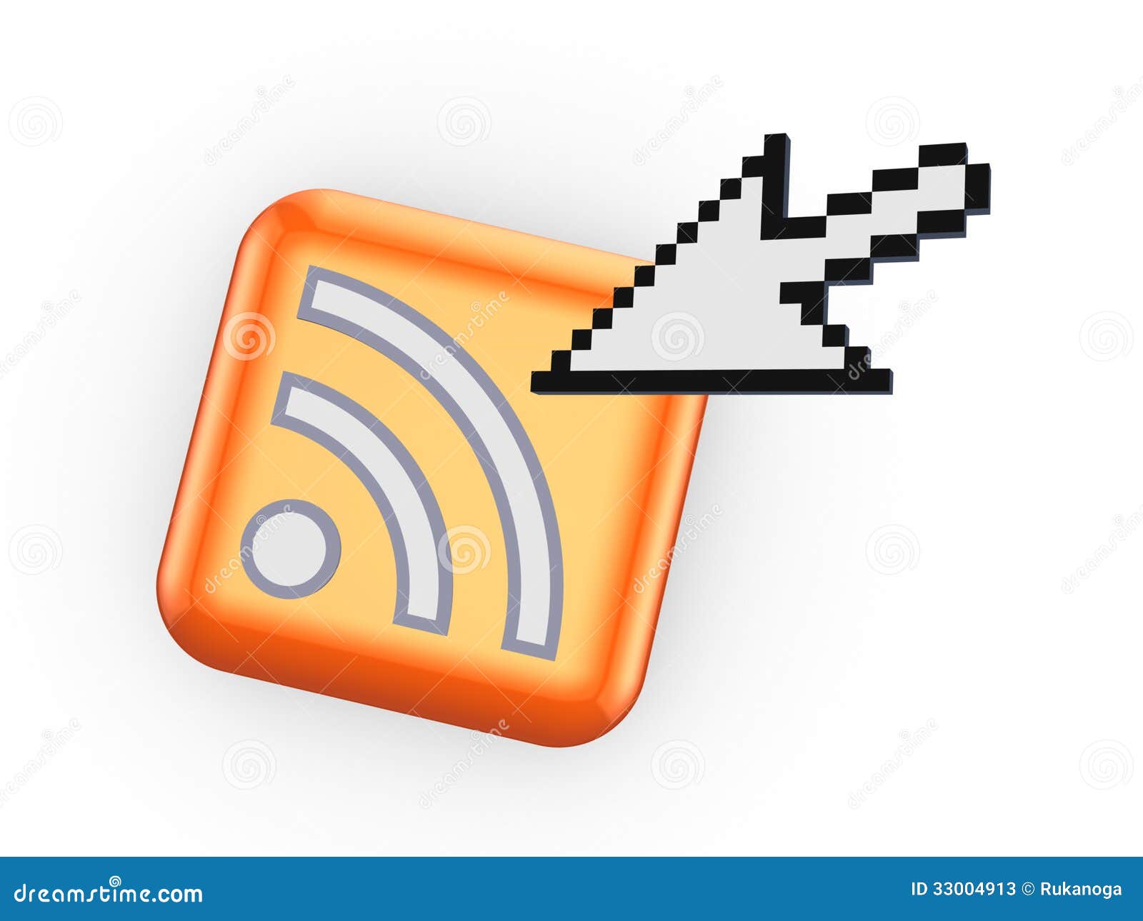 RSS symbol. stock illustration. Illustration of communication - 33004913