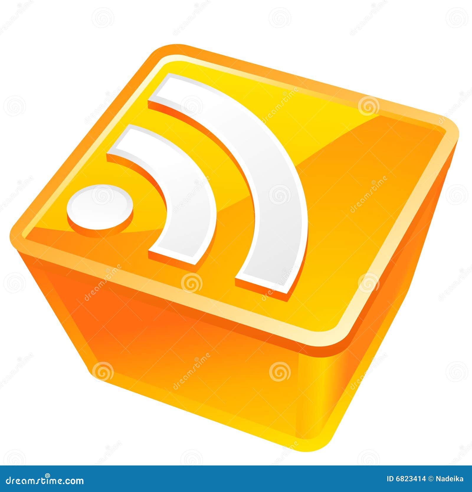 Rss symbol vector editorial stock image. Illustration of media - 6823414