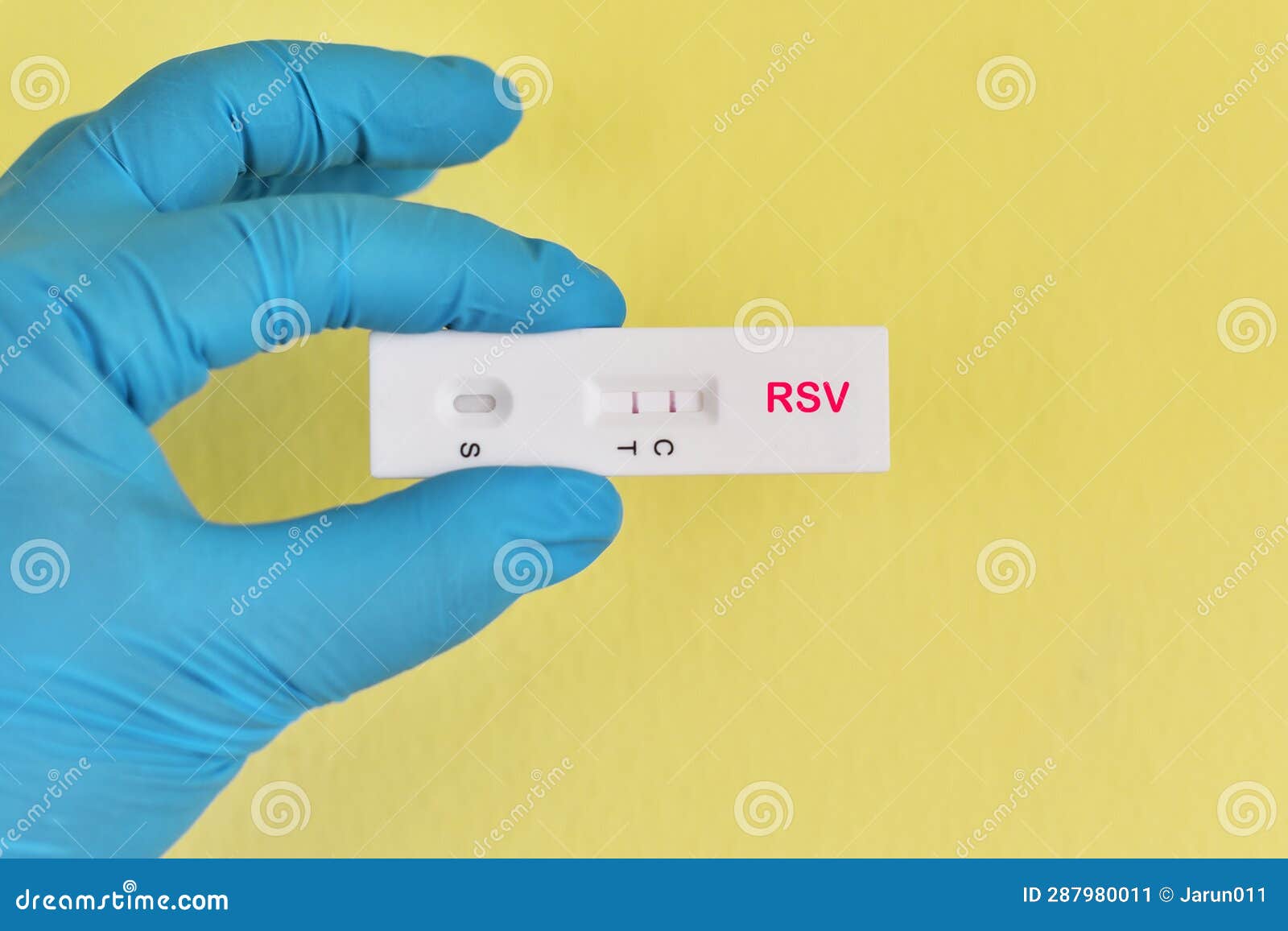 RSV positive test result stock image. Image of influenza - 287980011