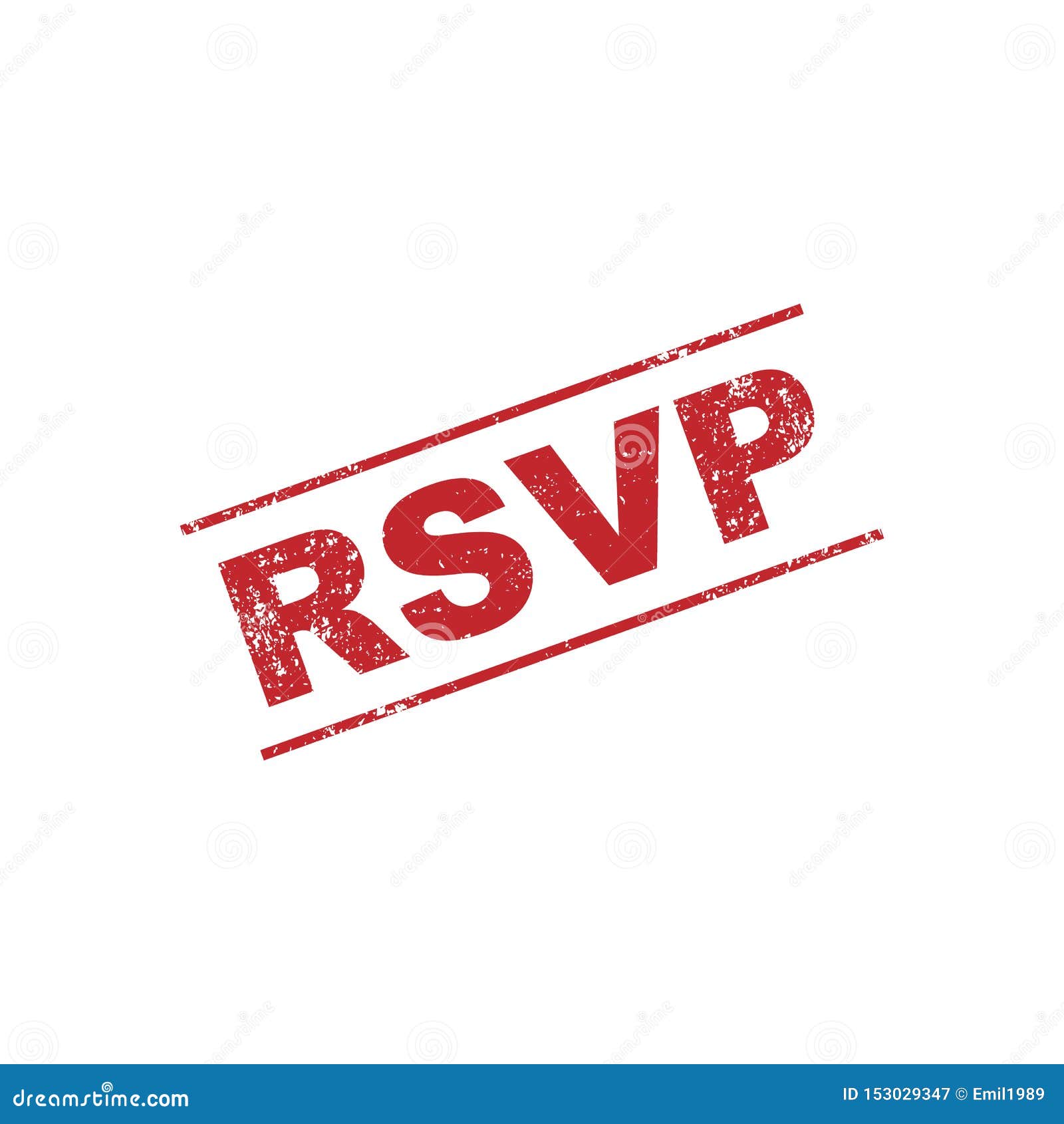 Rsvp Stamp Sign with Grunge Effect Stock Illustration - Illustration of ...