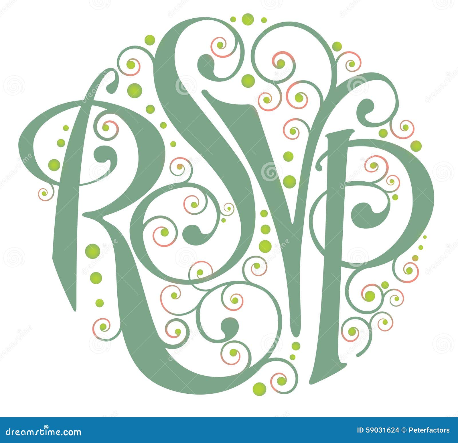RSVP stock vector. Illustration of rsvp, white, typescript - 59031624