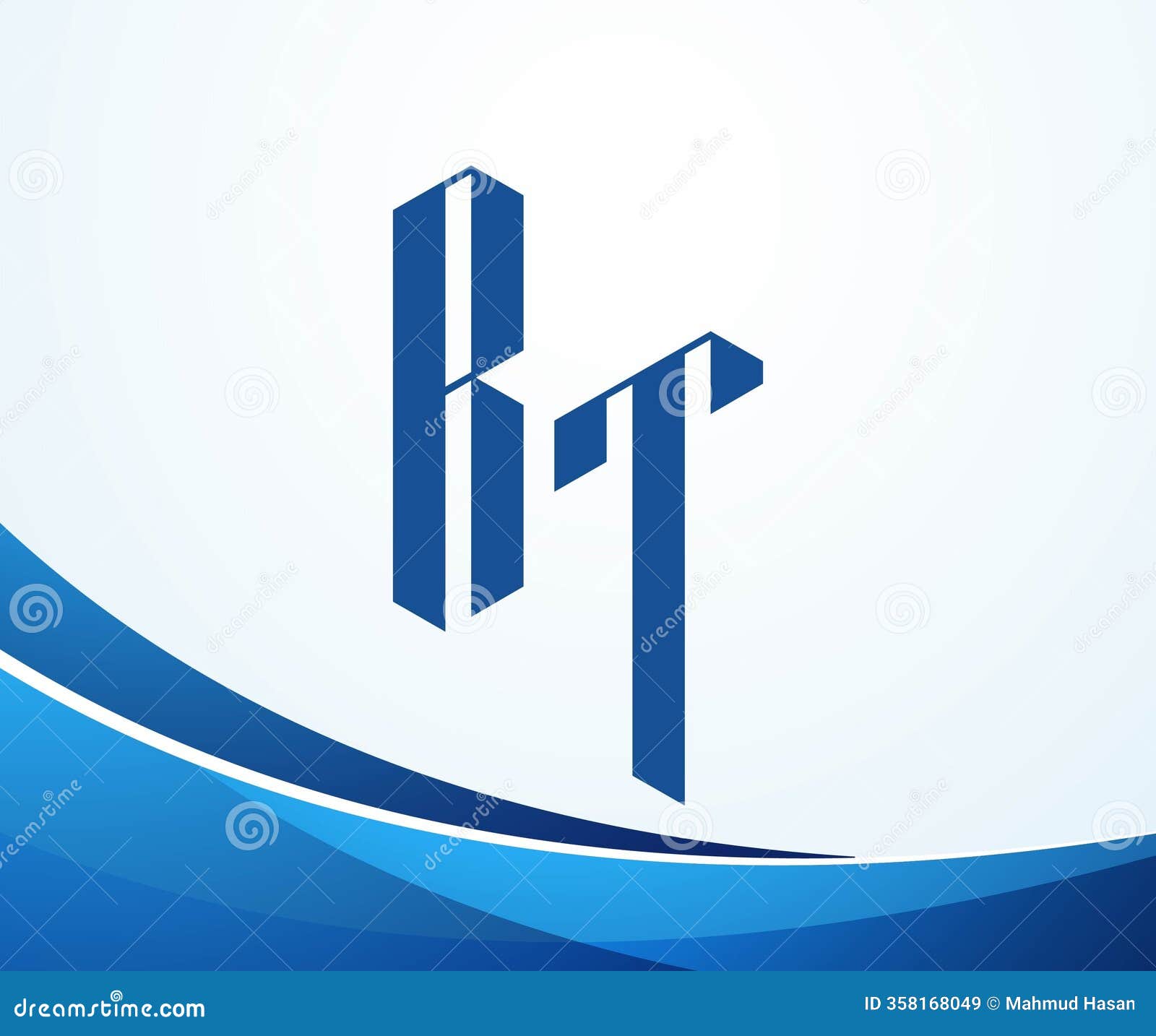 RT Alphabet Letter Logo Design Template Elements Stock Vector ...