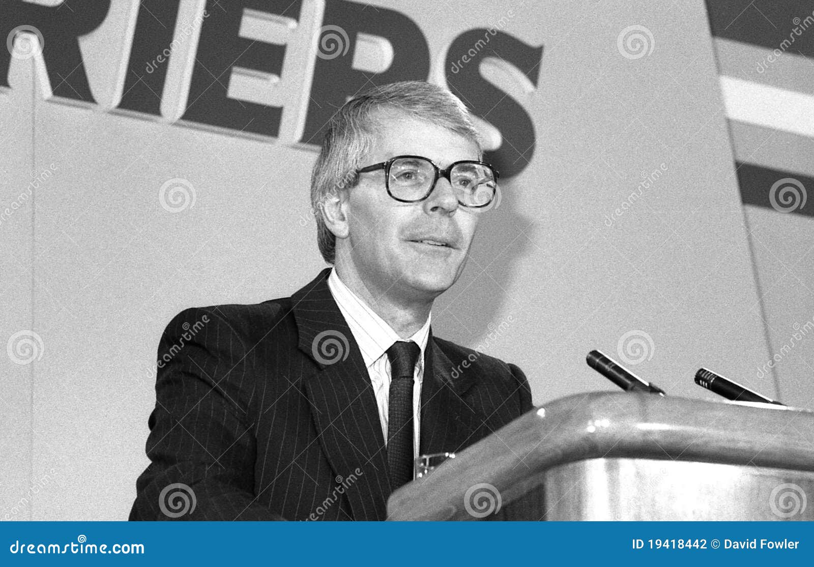 Rt.Hon. John Major editorial photography. Image of prime - 19418442