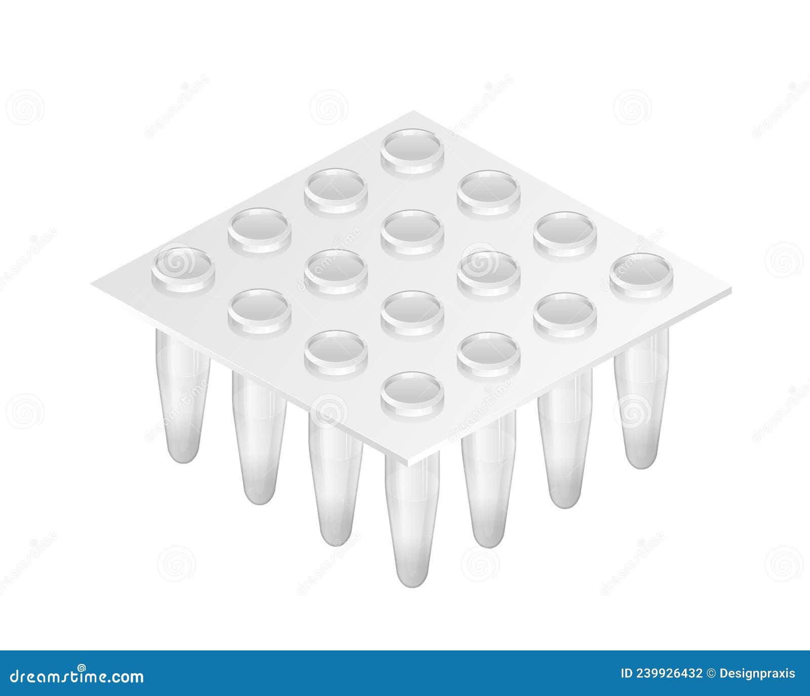 Micropipette - PCR Testing Lab Apparatus - Illustration Cartoon Vector ...
