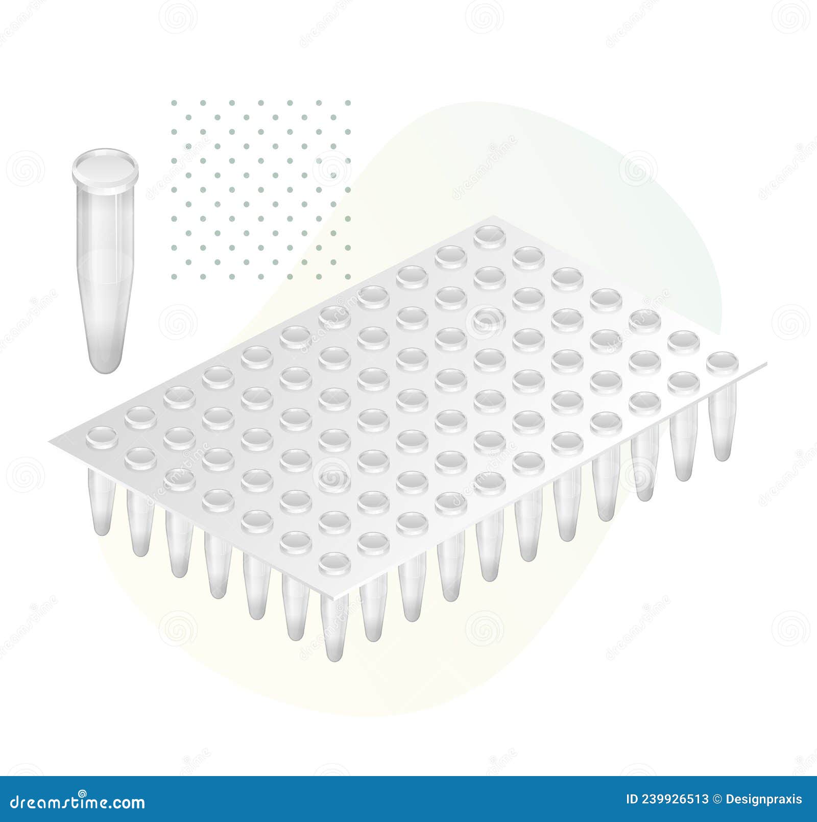 Micropipette - PCR Testing Lab Apparatus - Illustration Cartoon Vector ...