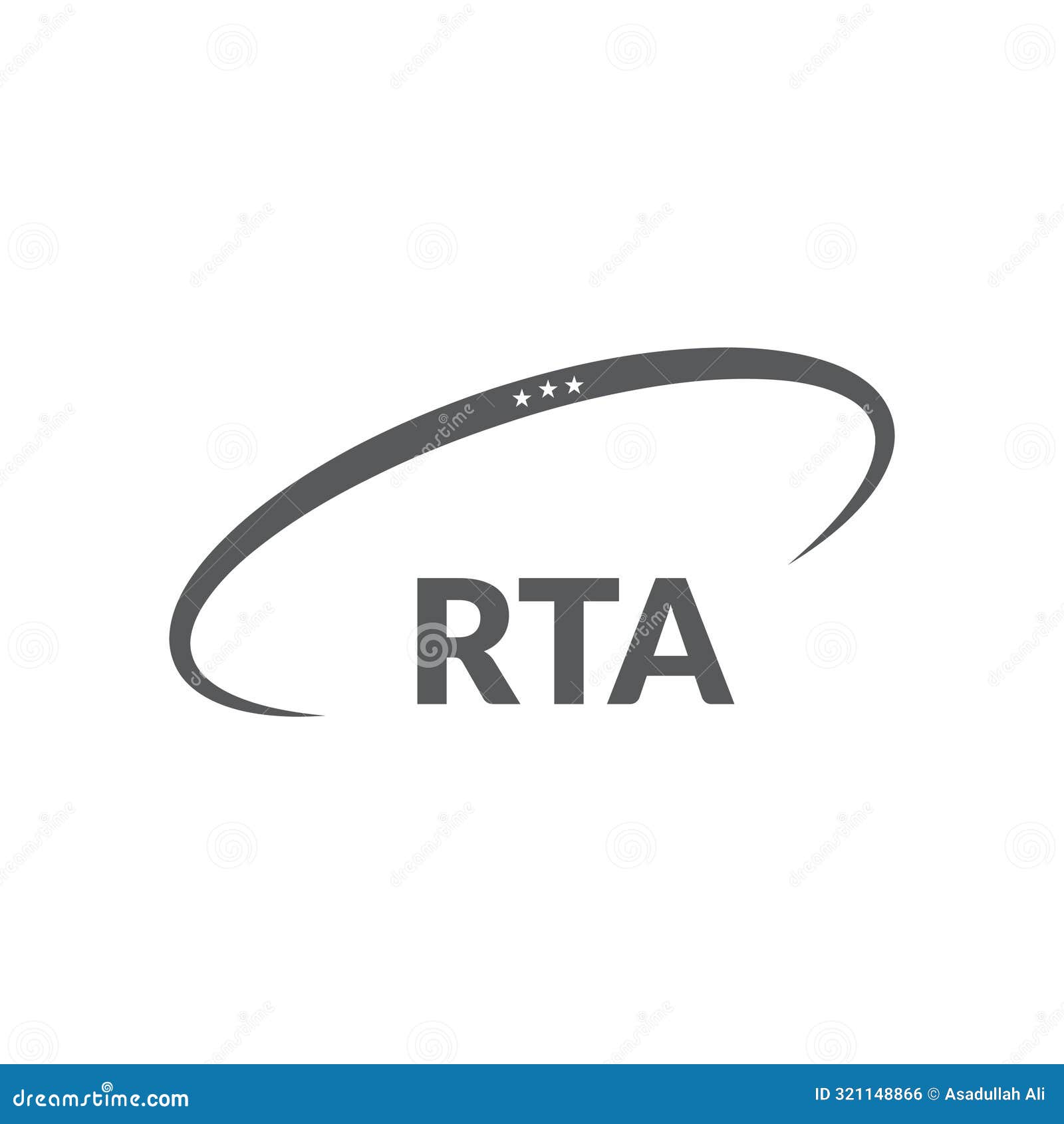 RTA Letter Logo Design on White Background. Creative Modern RTA Letter ...
